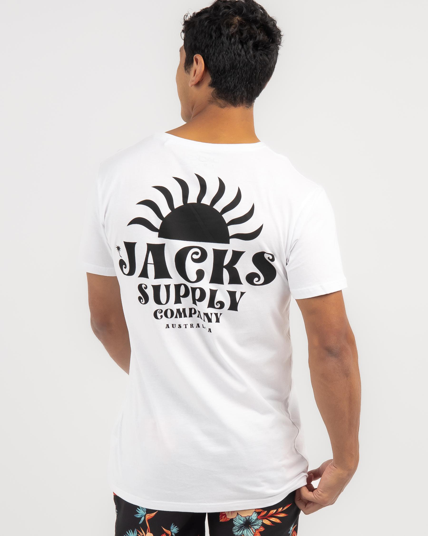 Shop Jacks EOS T-Shirt In White - Fast Shipping & Easy Returns - City ...