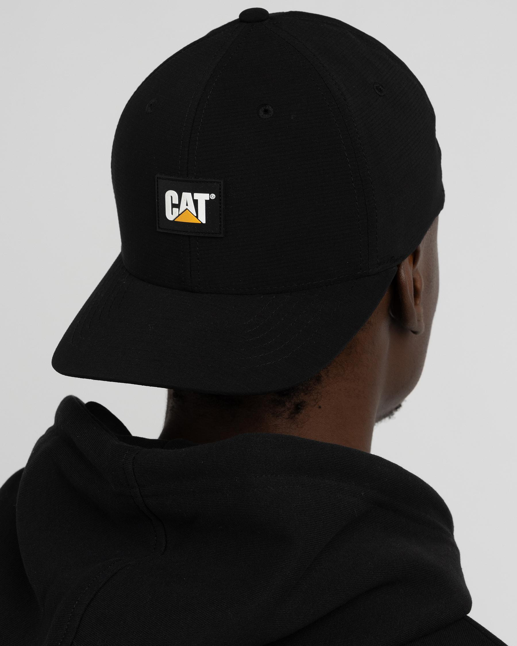 Shop Cat Label Ripstop Cap In Black - Fast Shipping & Easy Returns ...