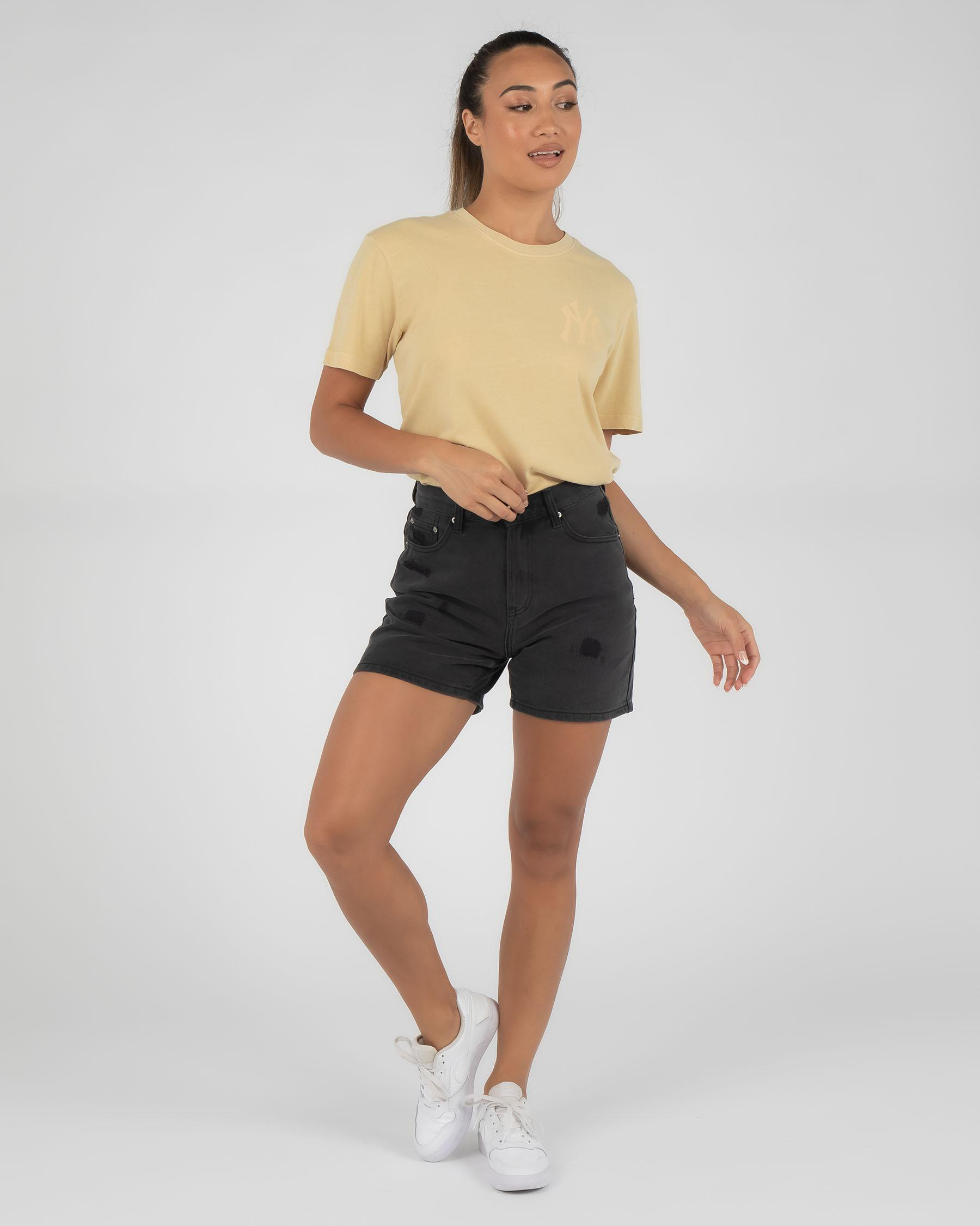 Shop Majestic Elle T-Shirt In Straw - Fast Shipping & Easy Returns ...