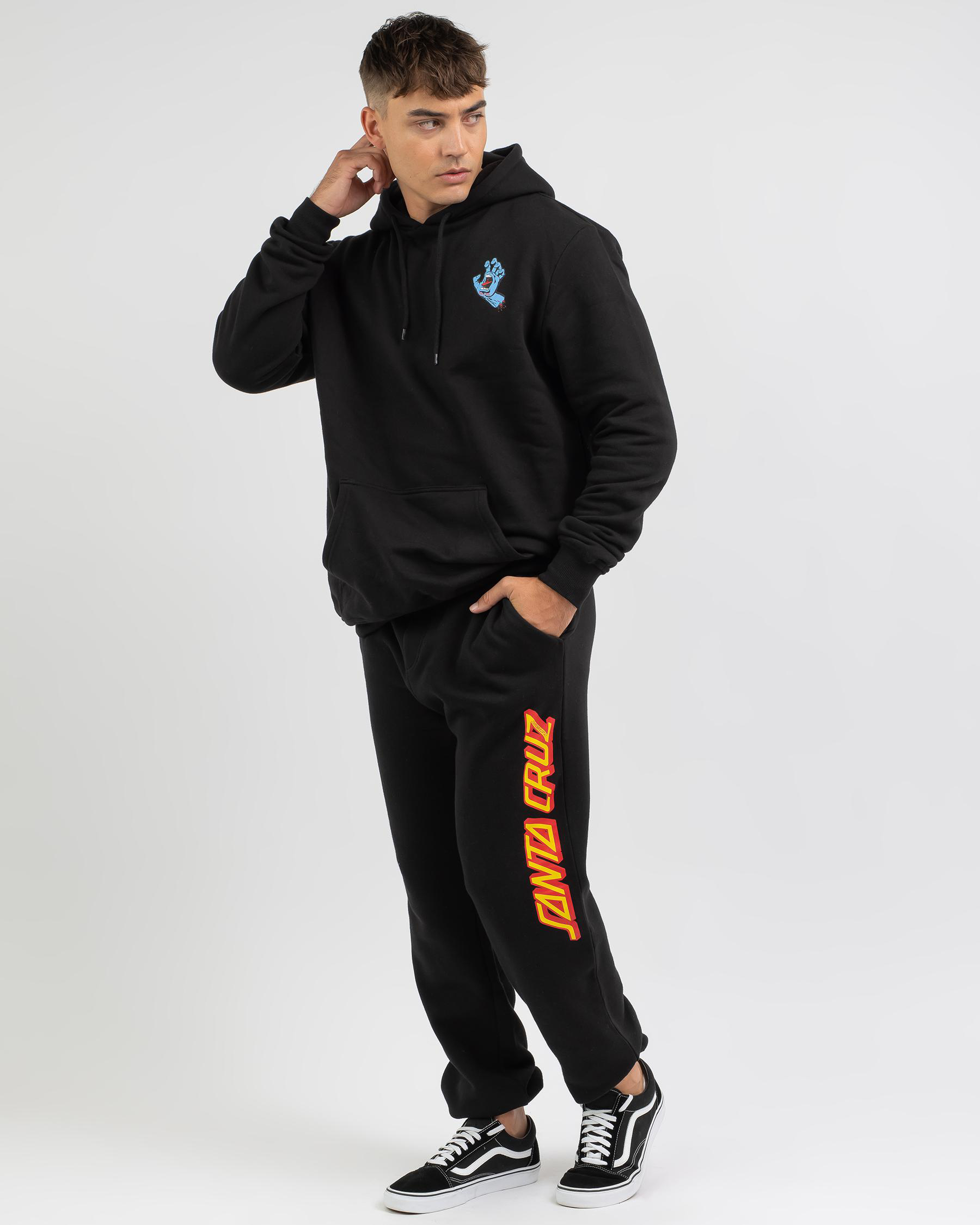 Shop Santa Cruz Classic Strip Track Pants In Black - Fast Shipping ...