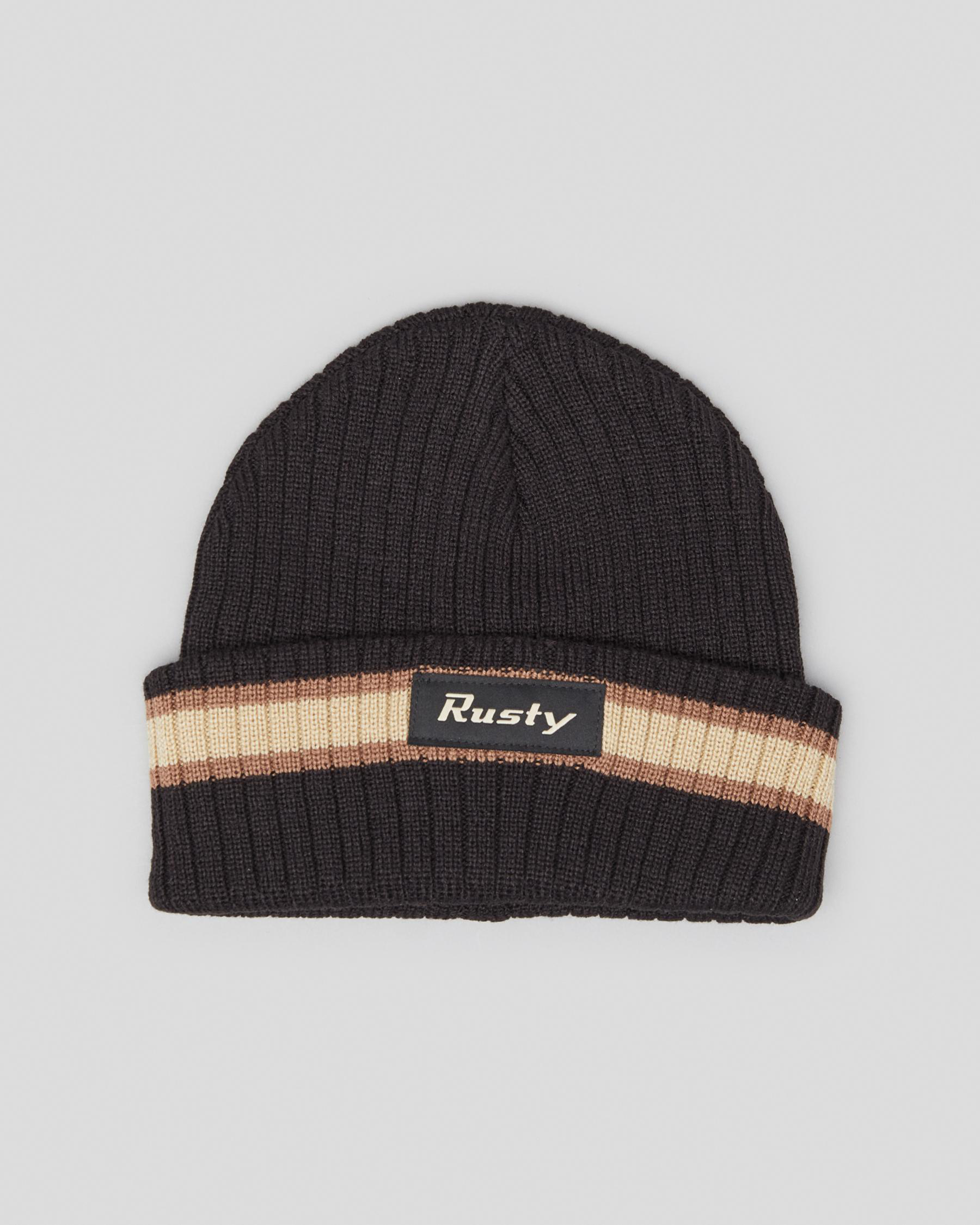 Rusty Bones 2 Beanie In Black - FREE* Shipping & Easy Returns - City ...