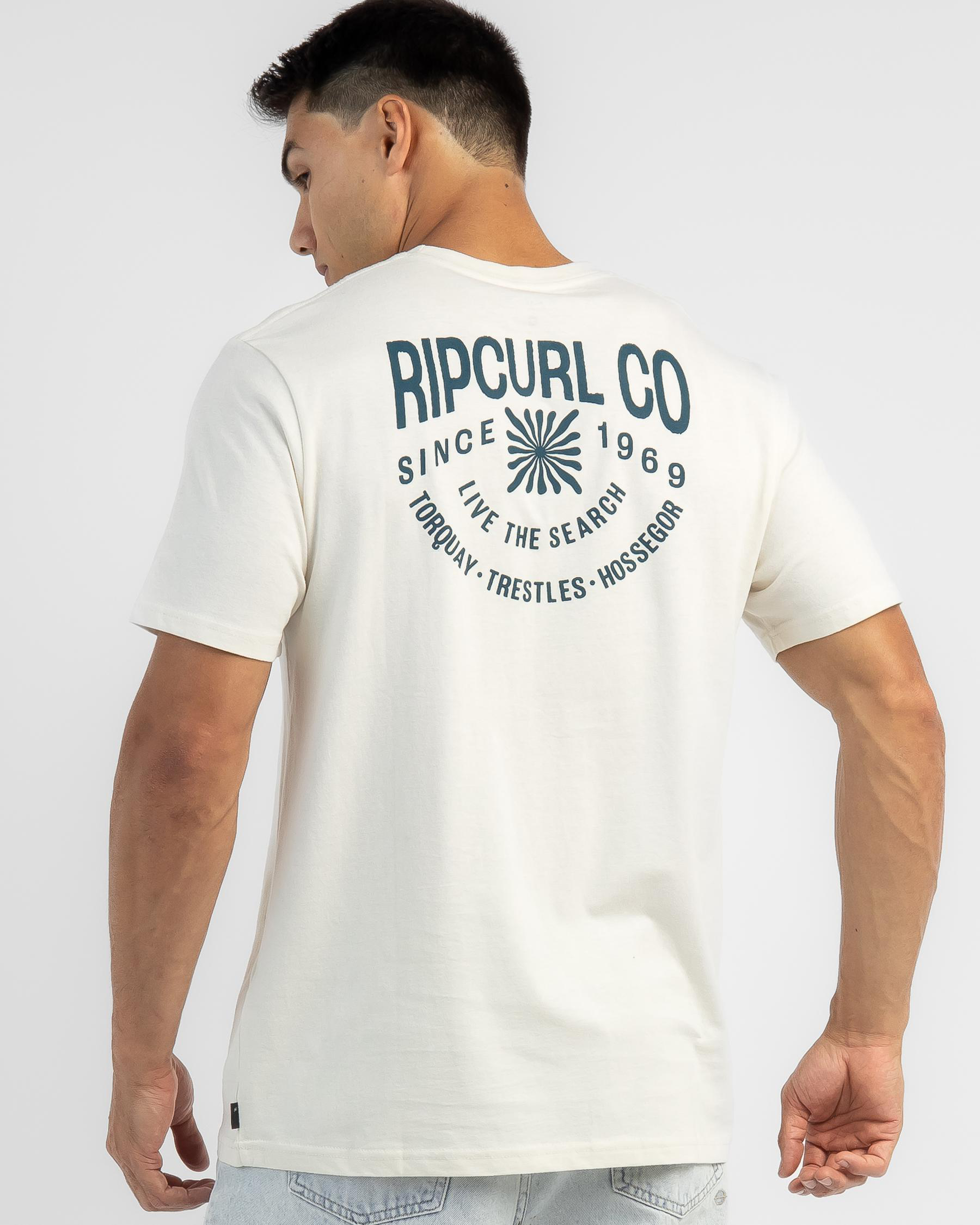 Shop Rip Curl Cosmic Burst T-Shirt In Bone - Fast Shipping & Easy ...