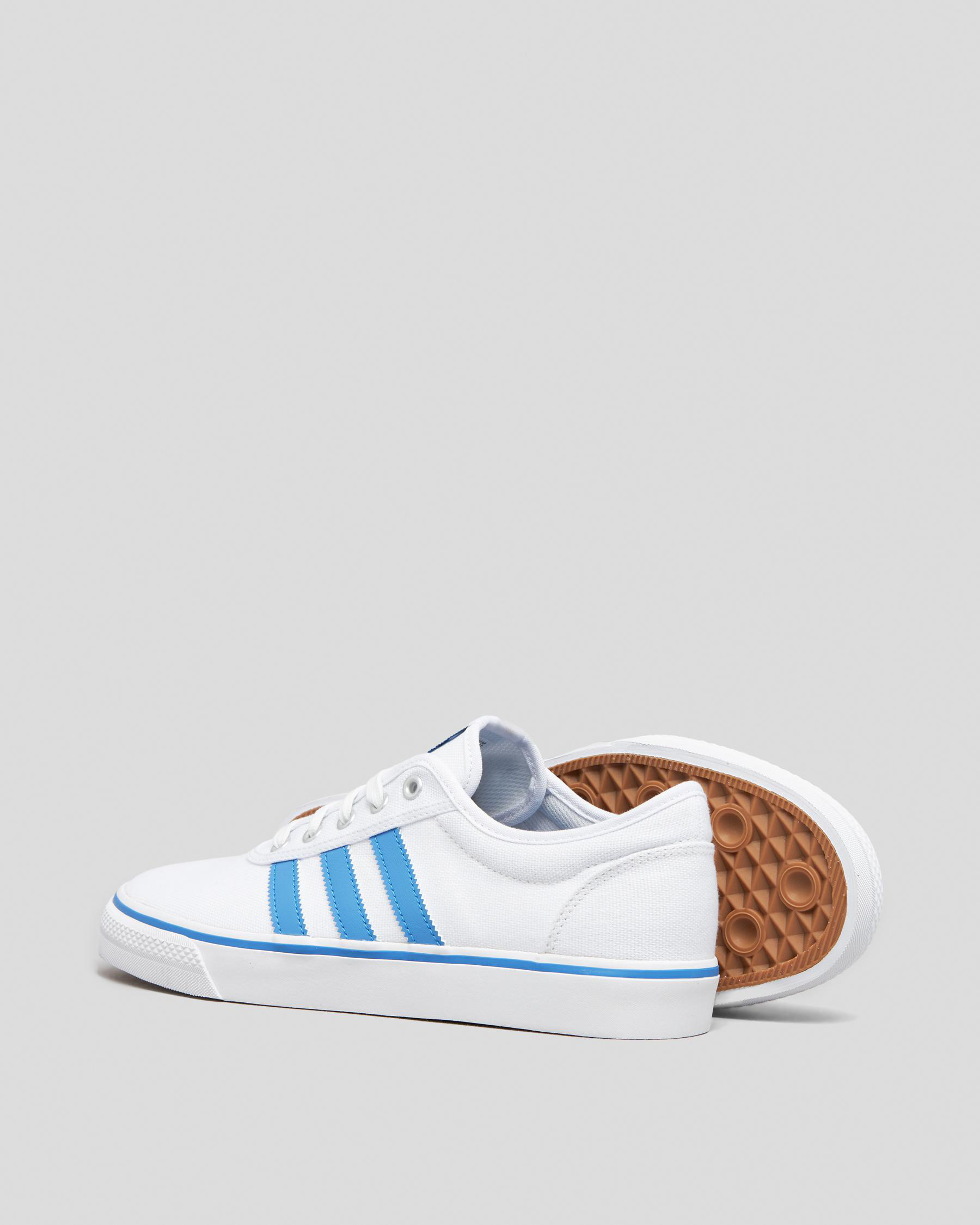 Shop adidas AdiEase Shoes In Ftwr White/bluebird/ftwr White - Fast ...