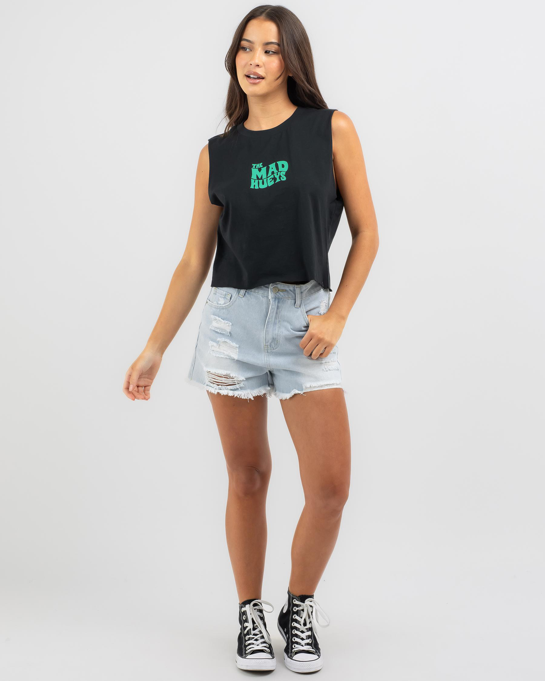 Shop The Mad Hueys Aloha From Hell Tank In Black - Fast Shipping & Easy ...