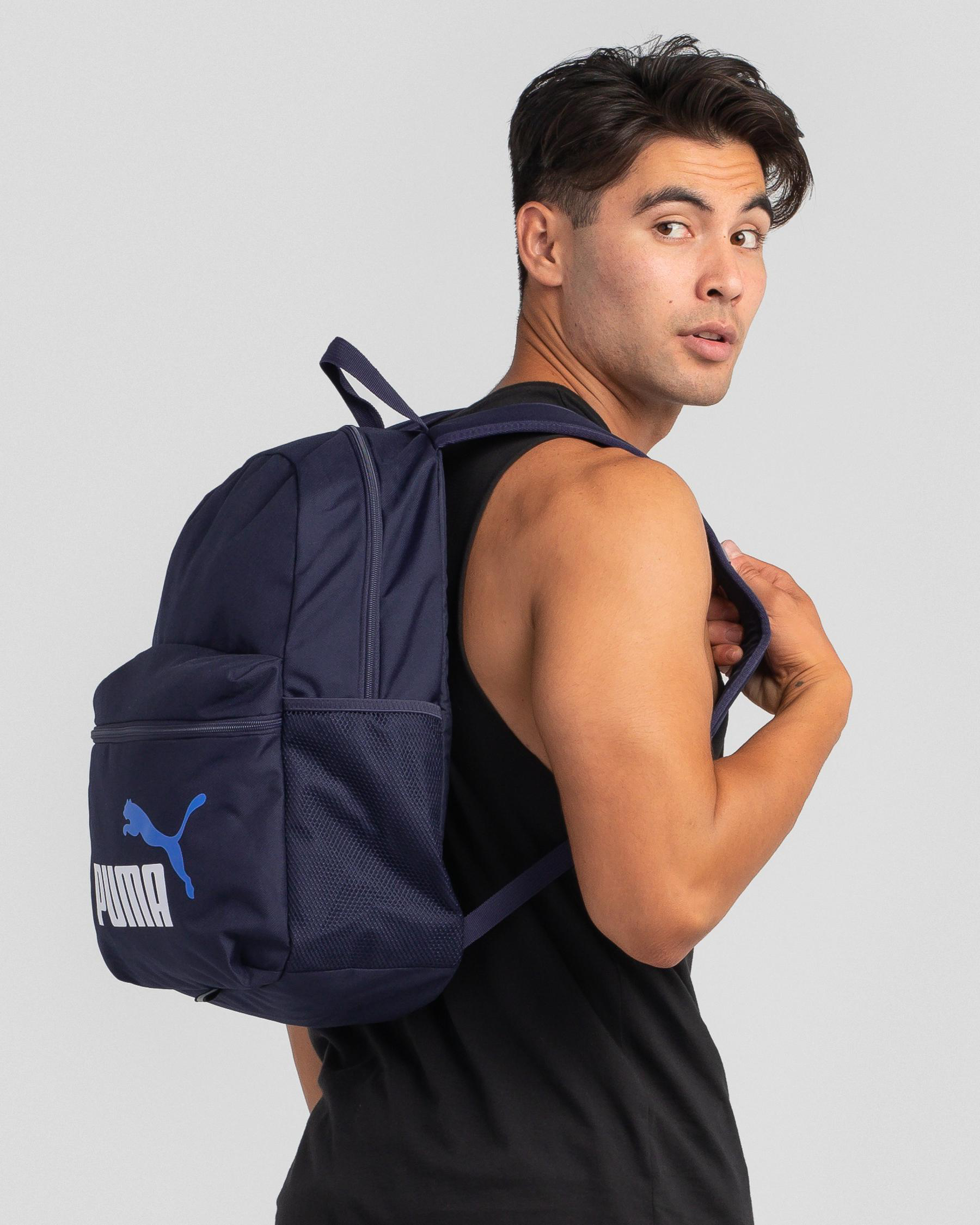 Shop Puma Puma Phase Backpack Set In Peacoat/future Blue - Fast ...