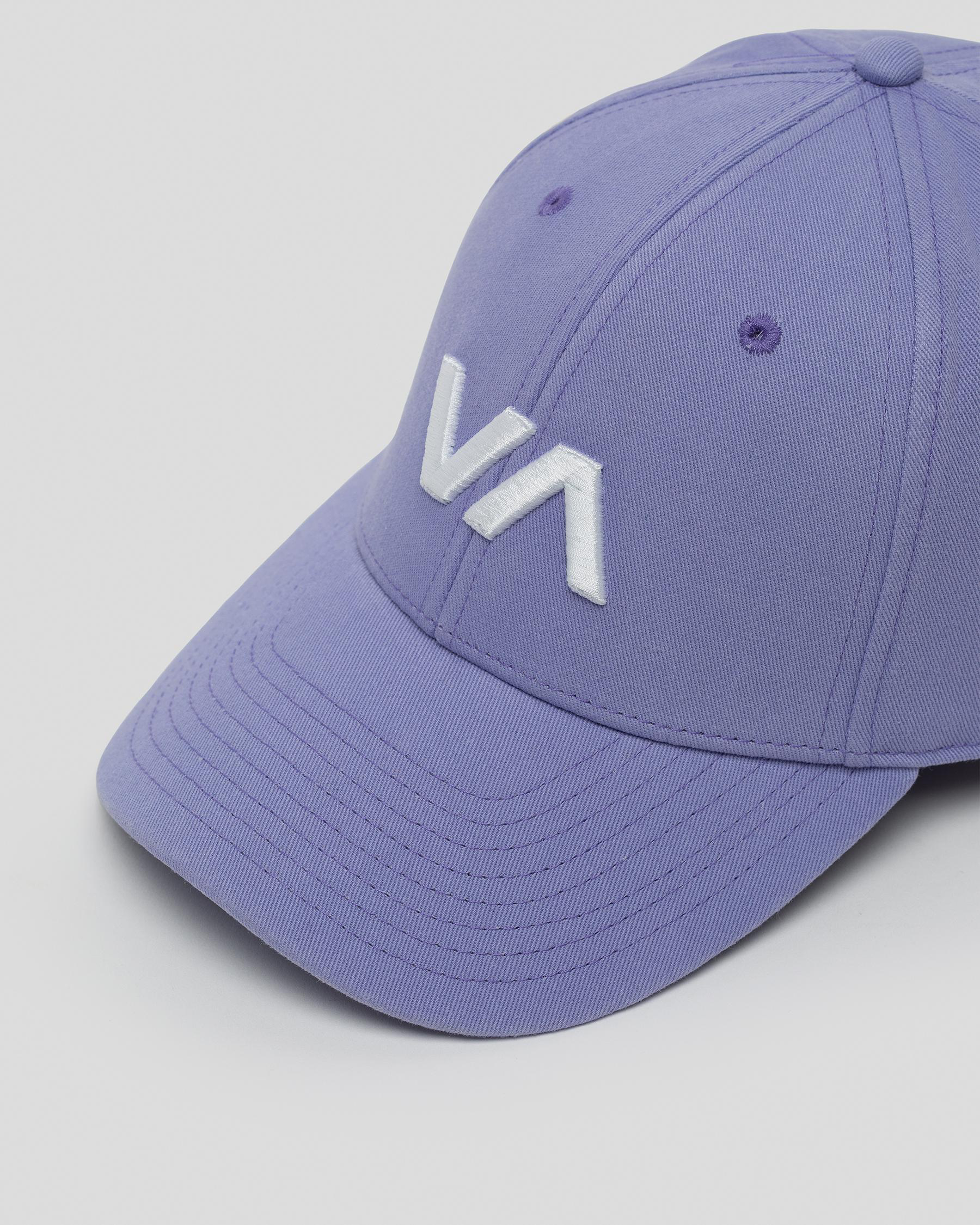 Shop RVCA VA Baseball Cap In Jacaranda - Fast Shipping & Easy Returns ...