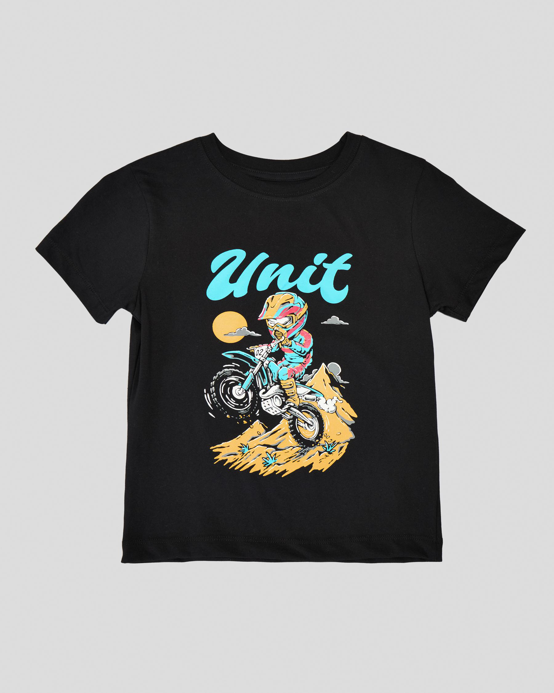 Shop Unit Toddlers' Terrain T-Shirt In Black - Fast Shipping & Easy ...