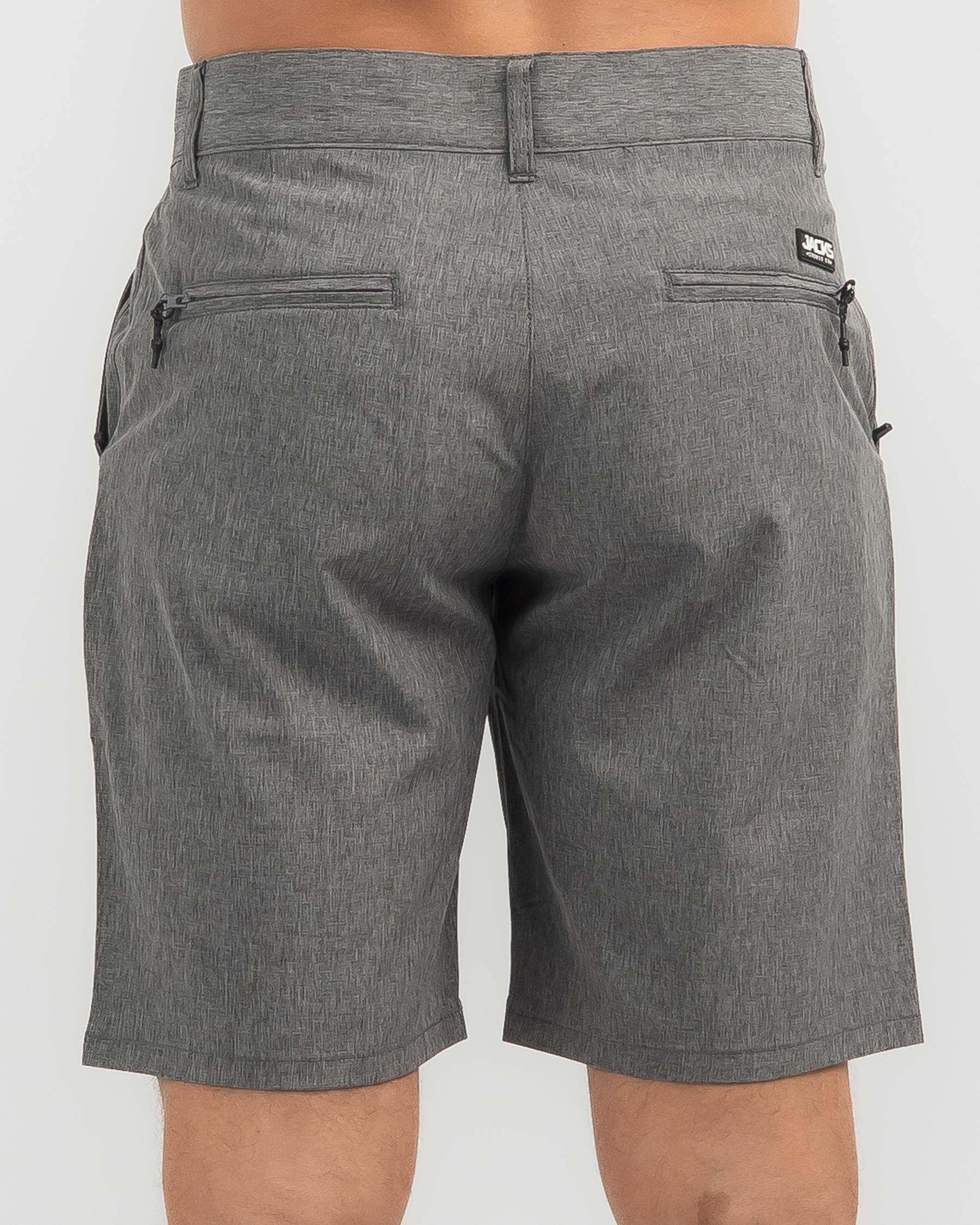 Shop Jacks Gateway Walk Shorts In Light Grey - Fast Shipping & Easy ...