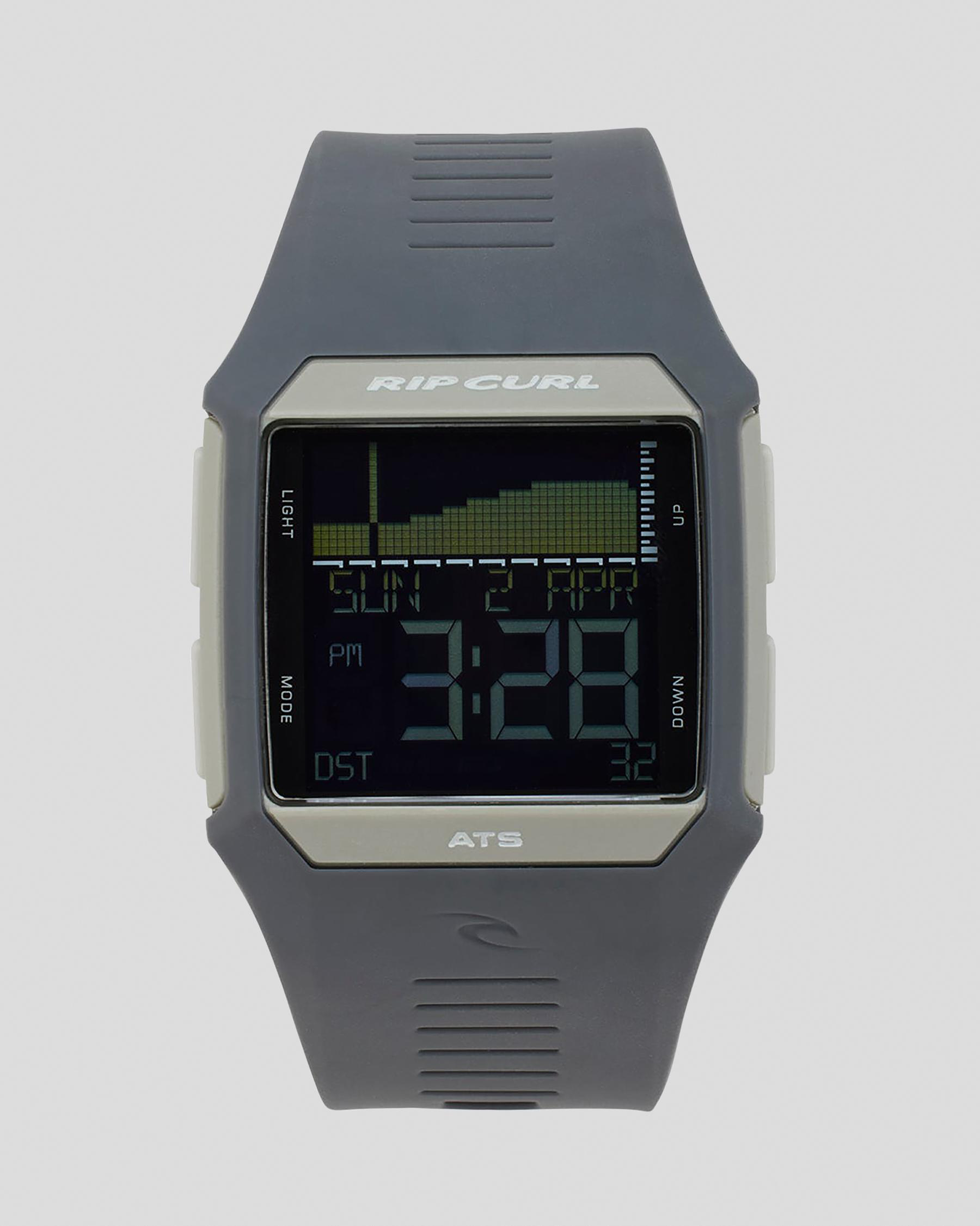 Shop Rip Curl Rifles Tide Watch In Grey - Fast Shipping & Easy Returns ...