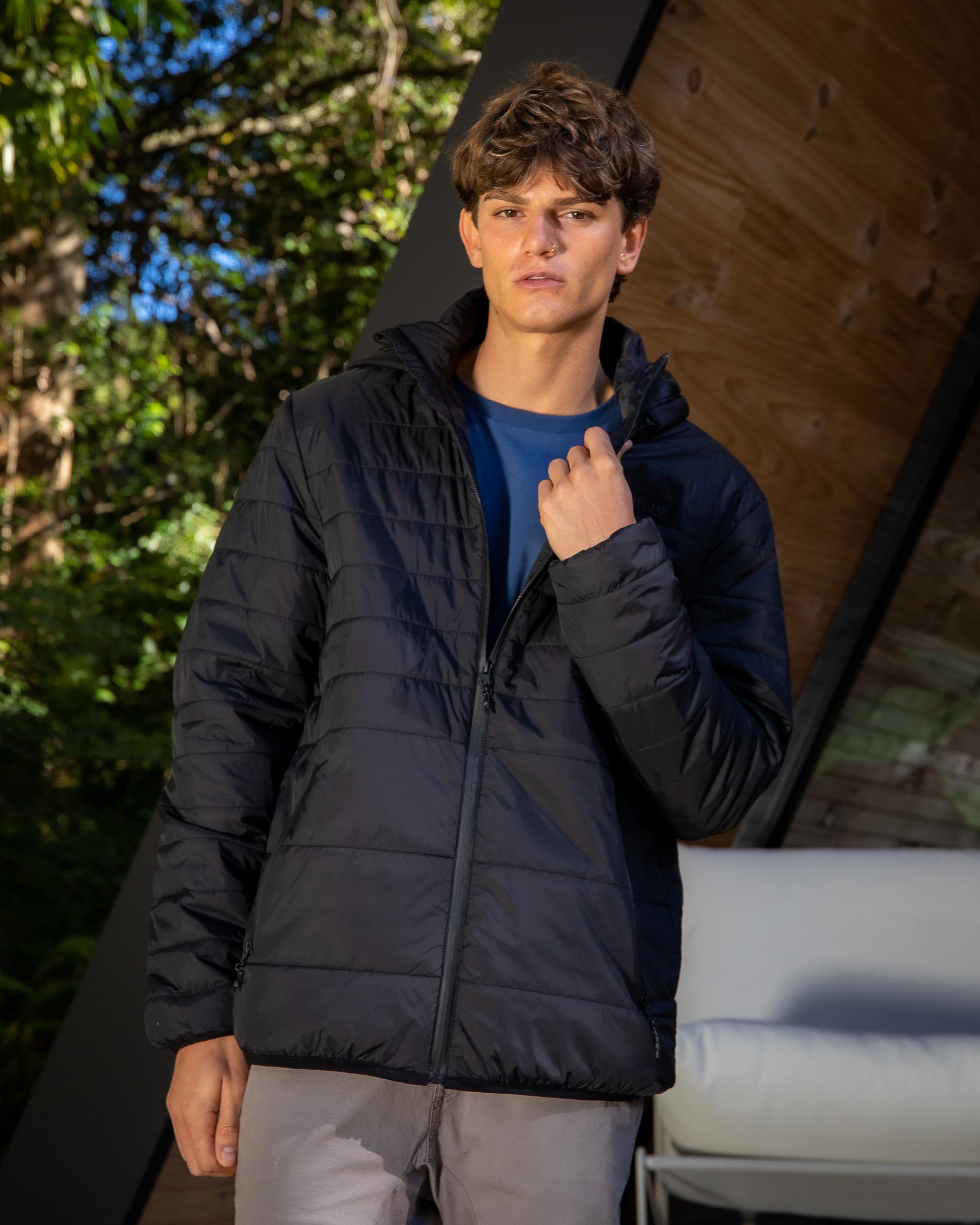Skylark Recruit Hooded Jacket In Black - Fast Shipping & Easy Returns ...