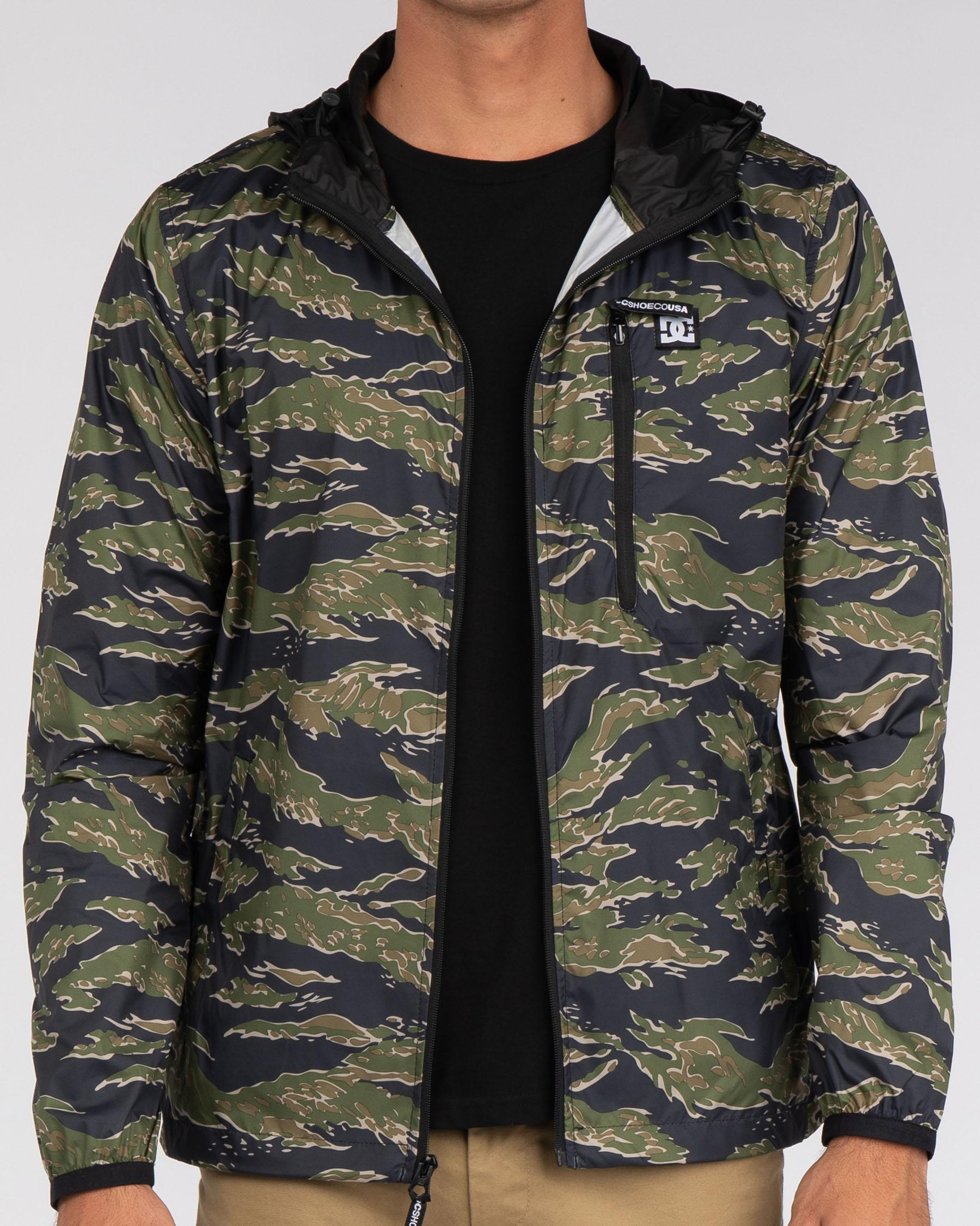 DC Shoes Dagup Print Hooded Jacket In Camo - FREE* Shipping & Easy ...