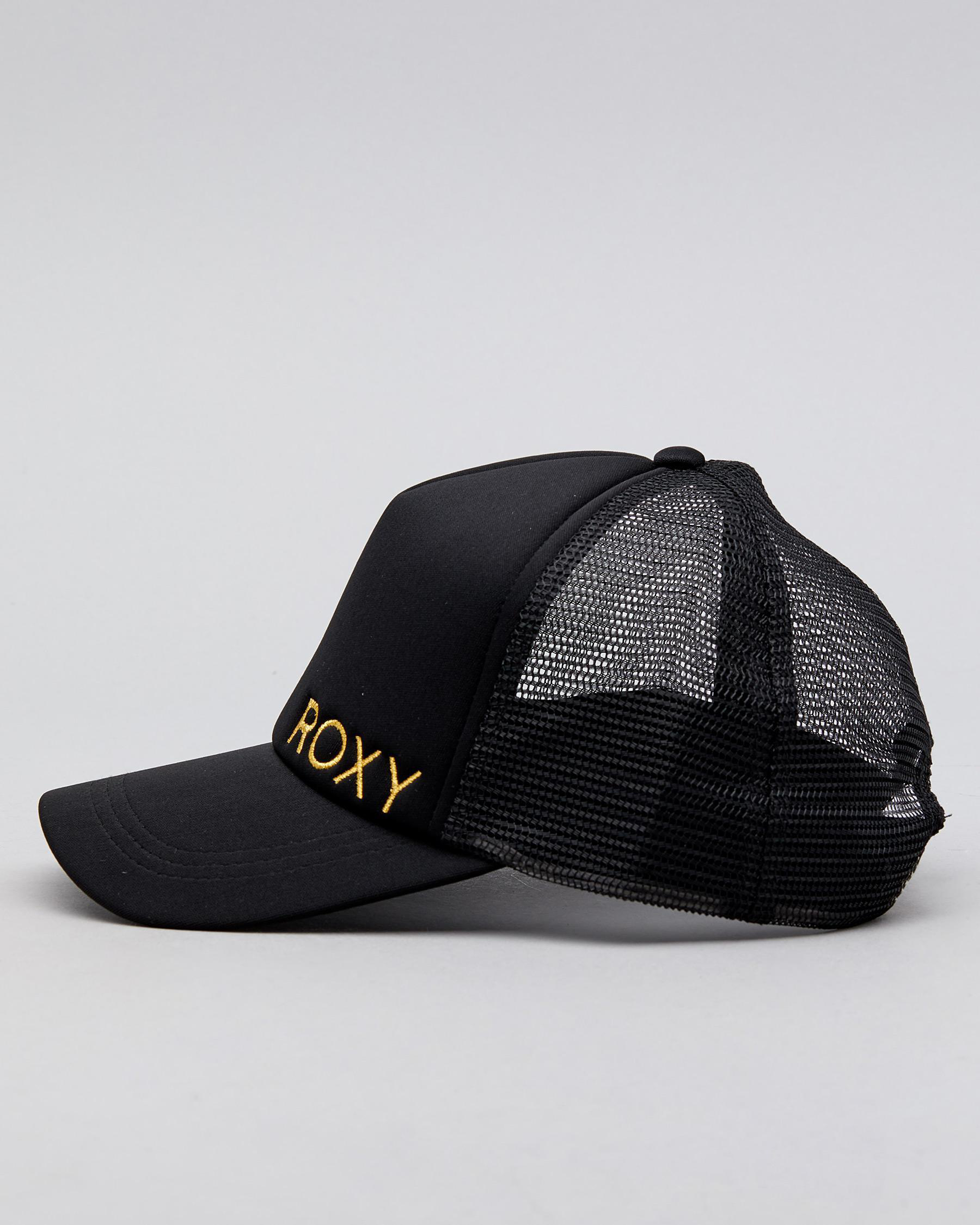 Shop Roxy Finishline 2 Trucker Cap In Anthracite - Fast Shipping & Easy ...