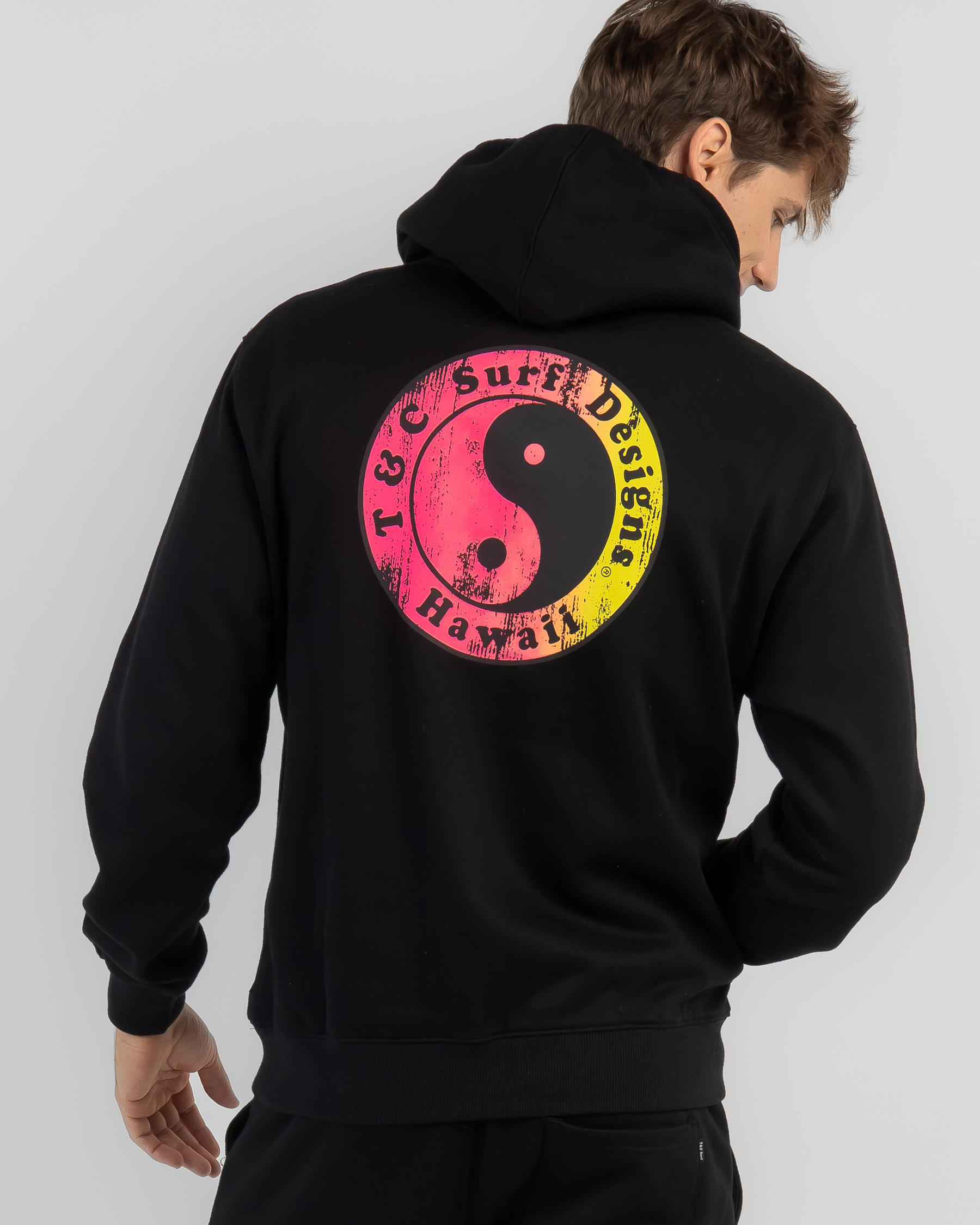 Shop Town & Country Surf Designs Retro Pop Hoodie In Black Fade - Fast ...