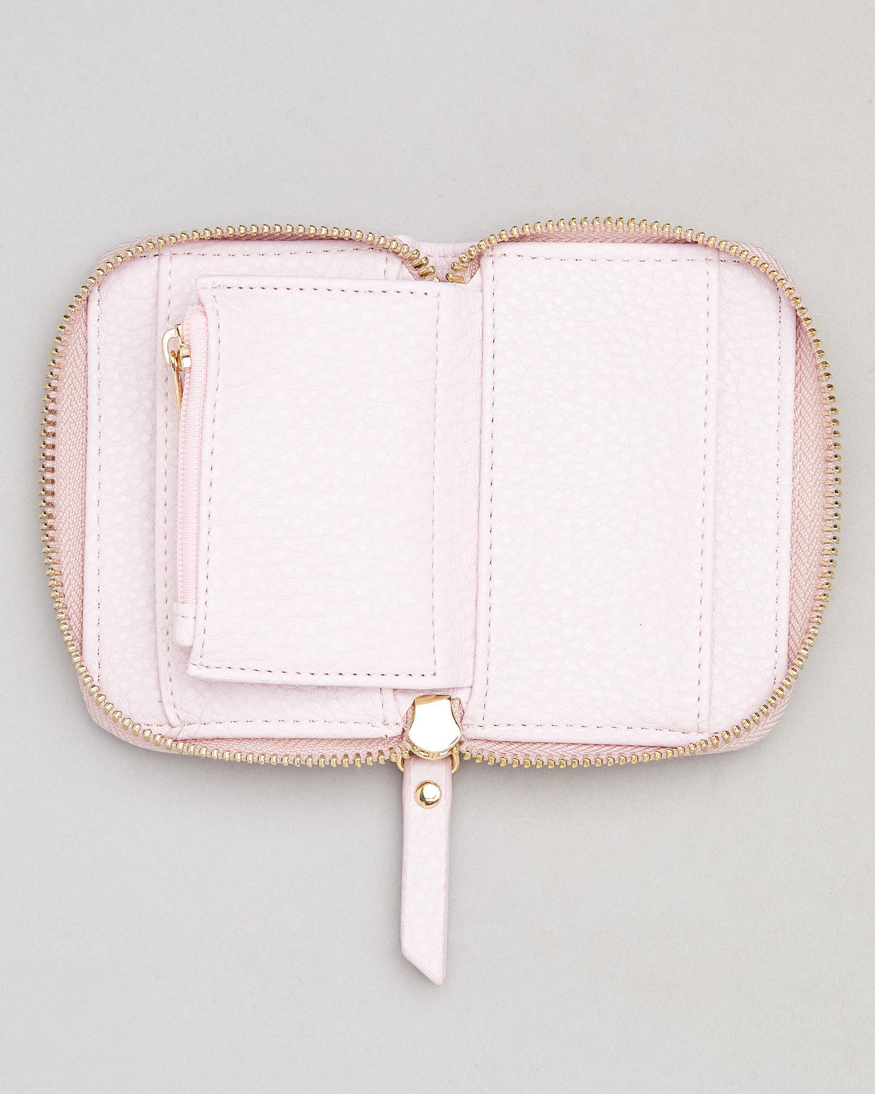 Shop Mooloola Lara Coin Purse In Lilac/ Champagne Gold - Fast Shipping ...