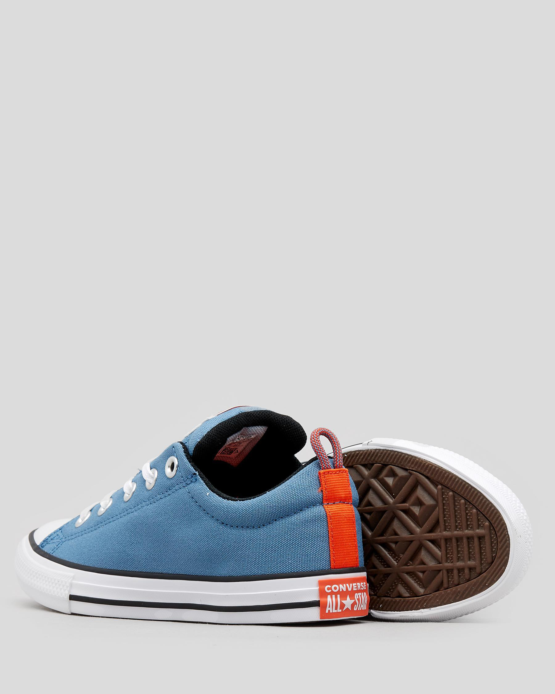 Shop Converse Junior Kids' All Star Street Utility Loop Shoes In Aegean ...