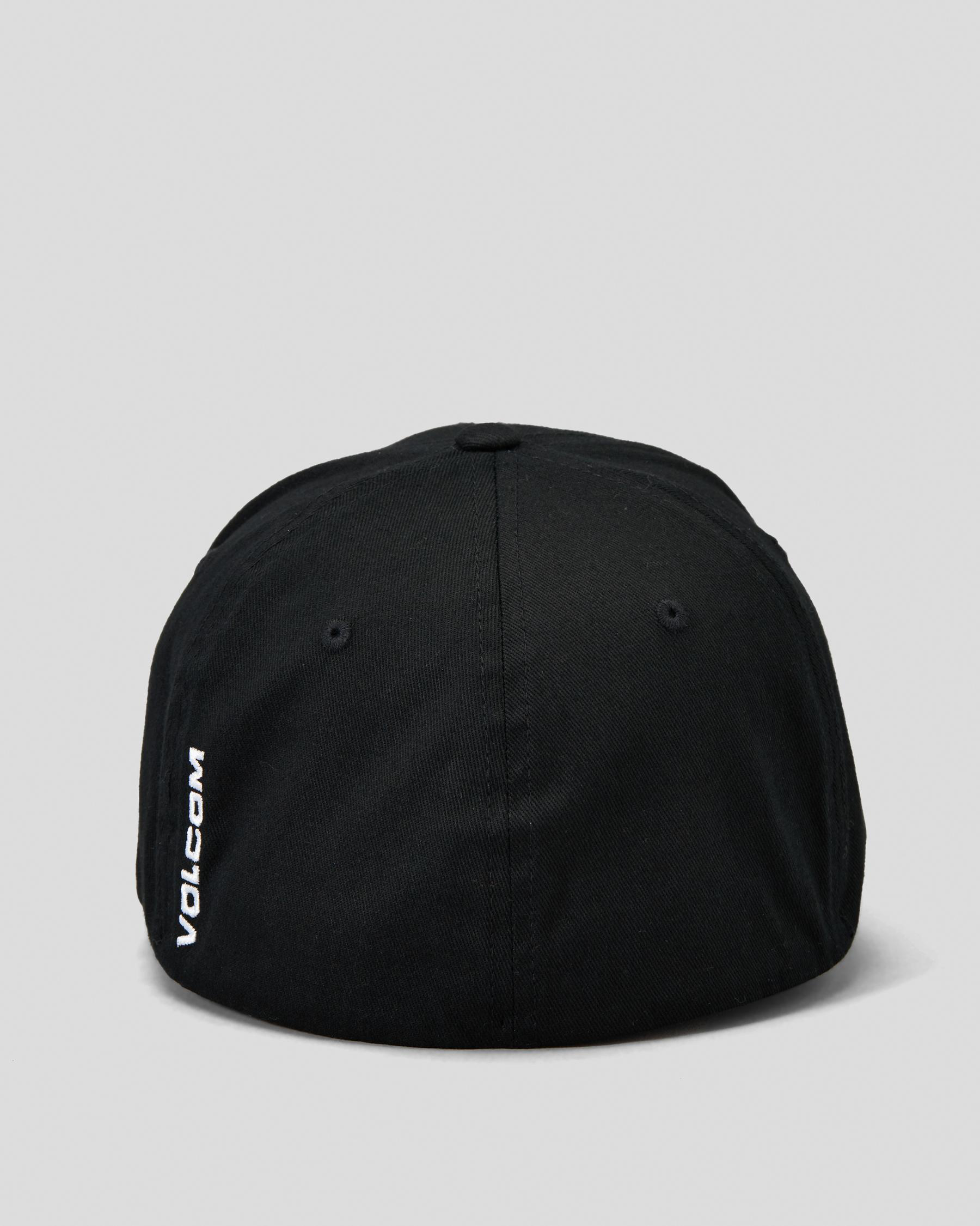 Shop Volcom Full Stone Flexfit Cap In Black - Fast Shipping & Easy ...