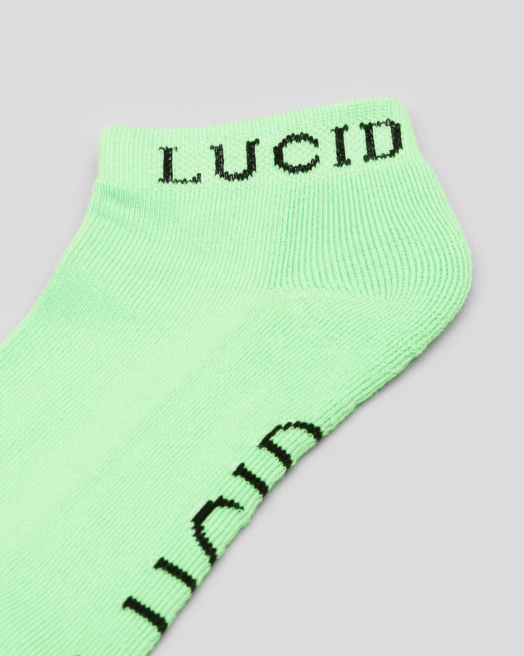 Shop Lucid Fluro Ankle Socks 5 Pack In Multi - Fast Shipping & Easy ...