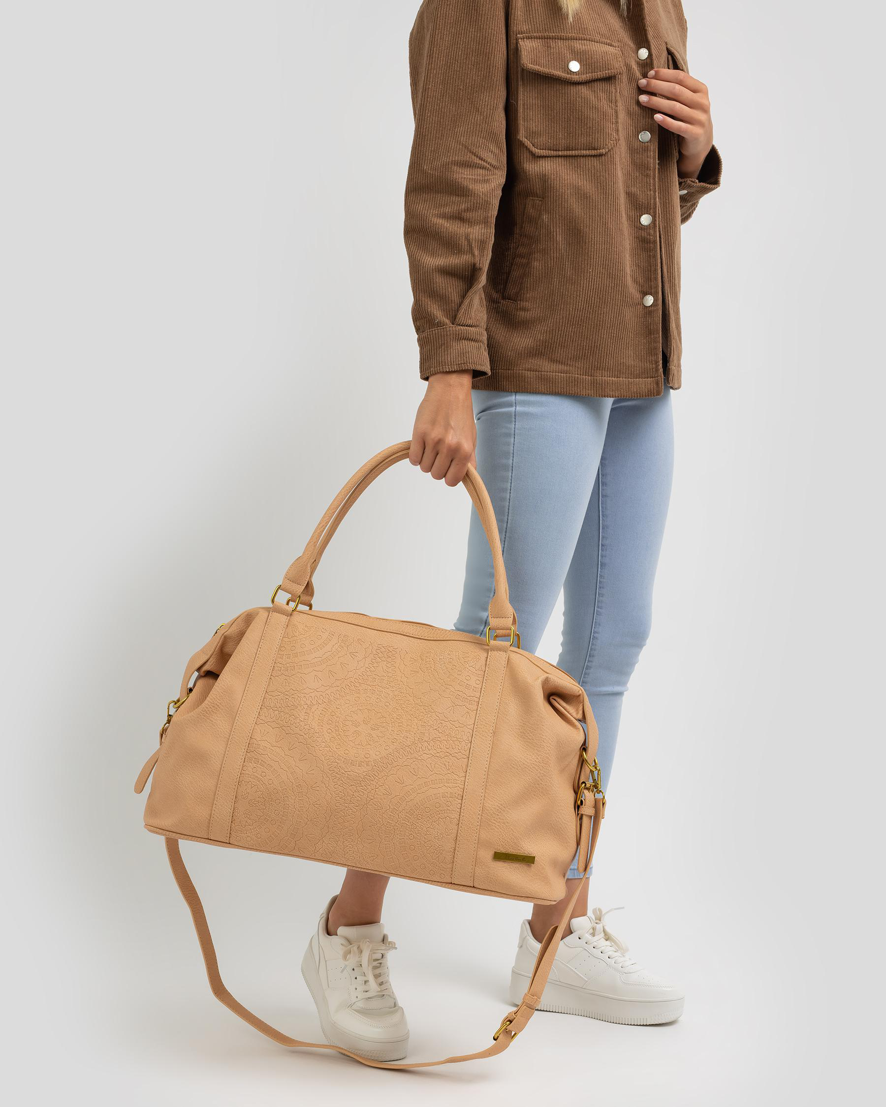 Shop Mooloola Carrie Travel Bag In Tan - Fast Shipping & Easy Returns ...