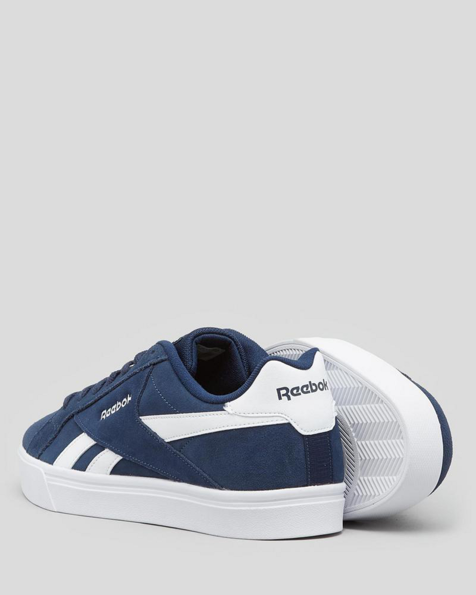 Shop Reebok Royal Complete Shoes In Collegiate Navy/white/colleg - Fast ...
