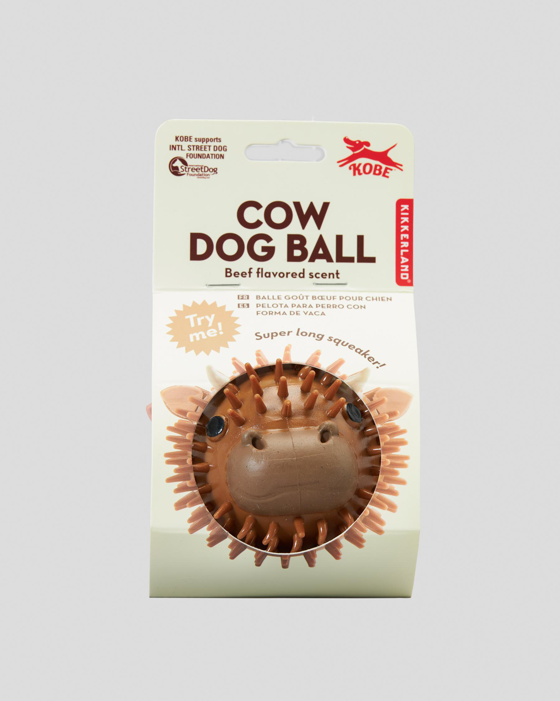 Shop Get It Now Kobe Cow Dog Ball In Brown - Fast Shipping & Easy ...
