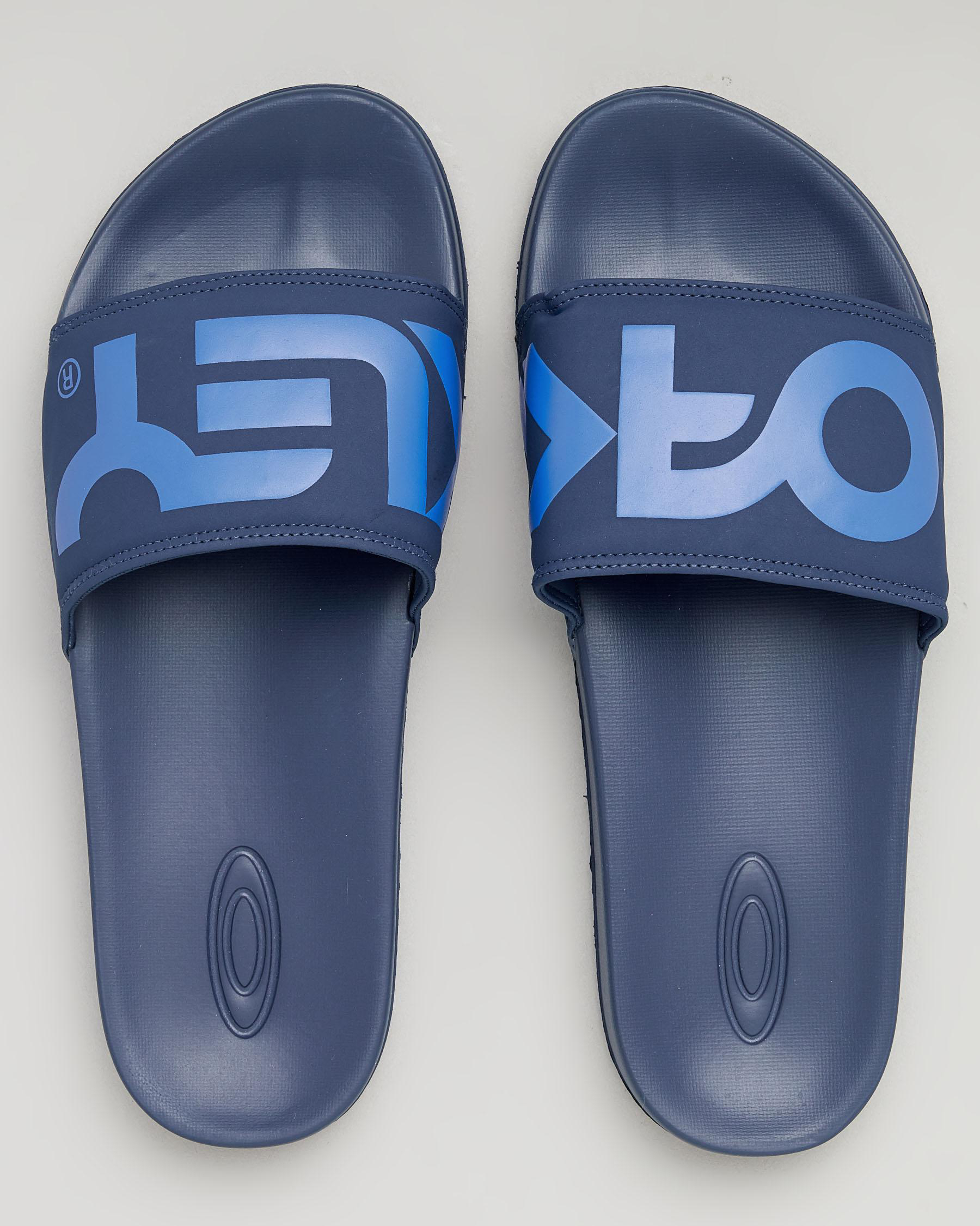 Shop Oakley B1B Slides In Universal Blue - Fast Shipping & Easy Returns ...
