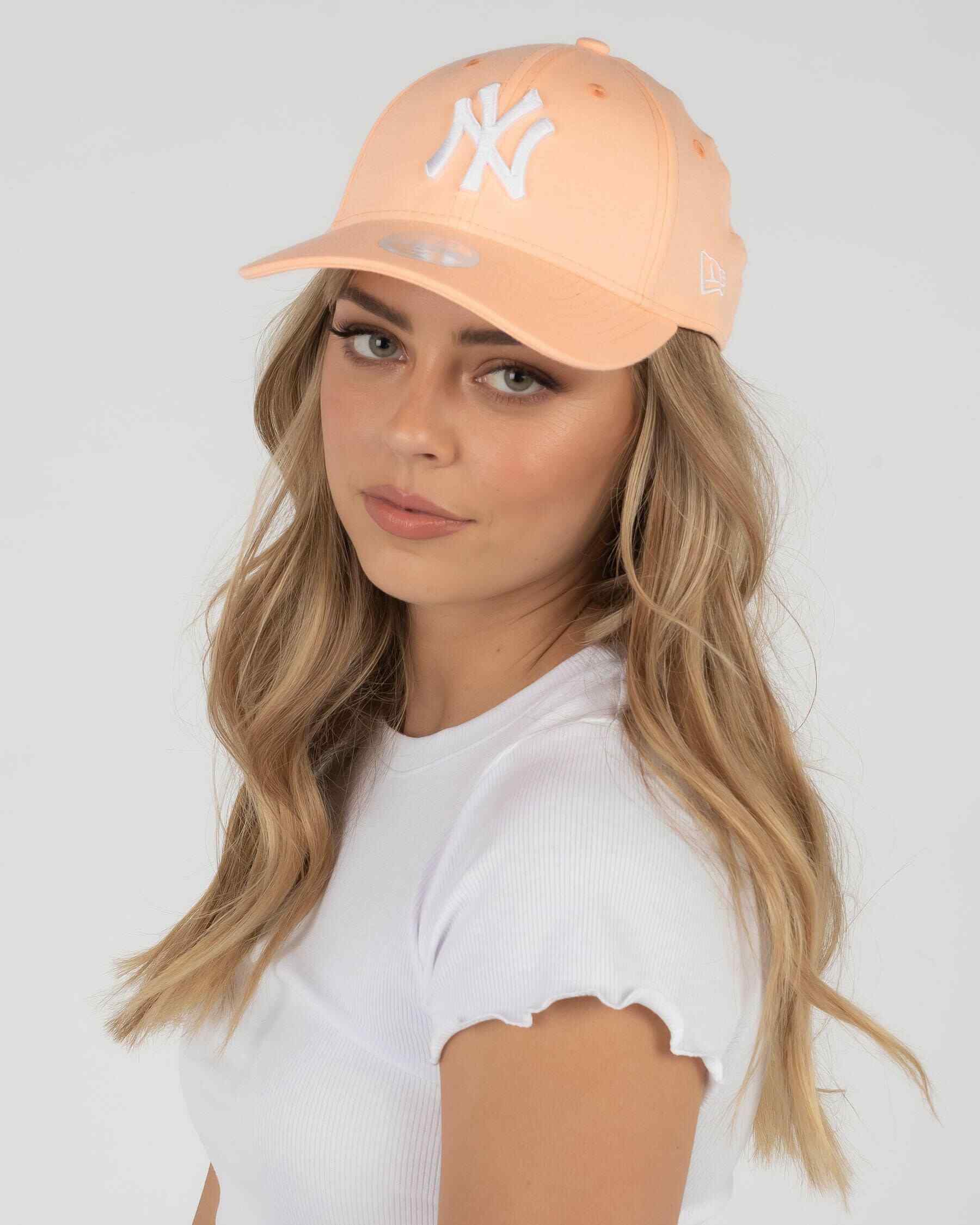 Shop New Era NY Yankees Cap In Peach/white - Fast Shipping & Easy ...