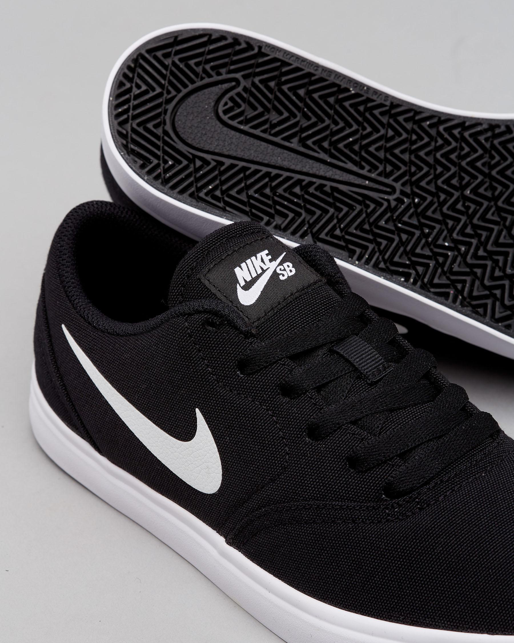 Shop Nike Boys' Check Shoes In Black/white - Fast Shipping & Easy ...