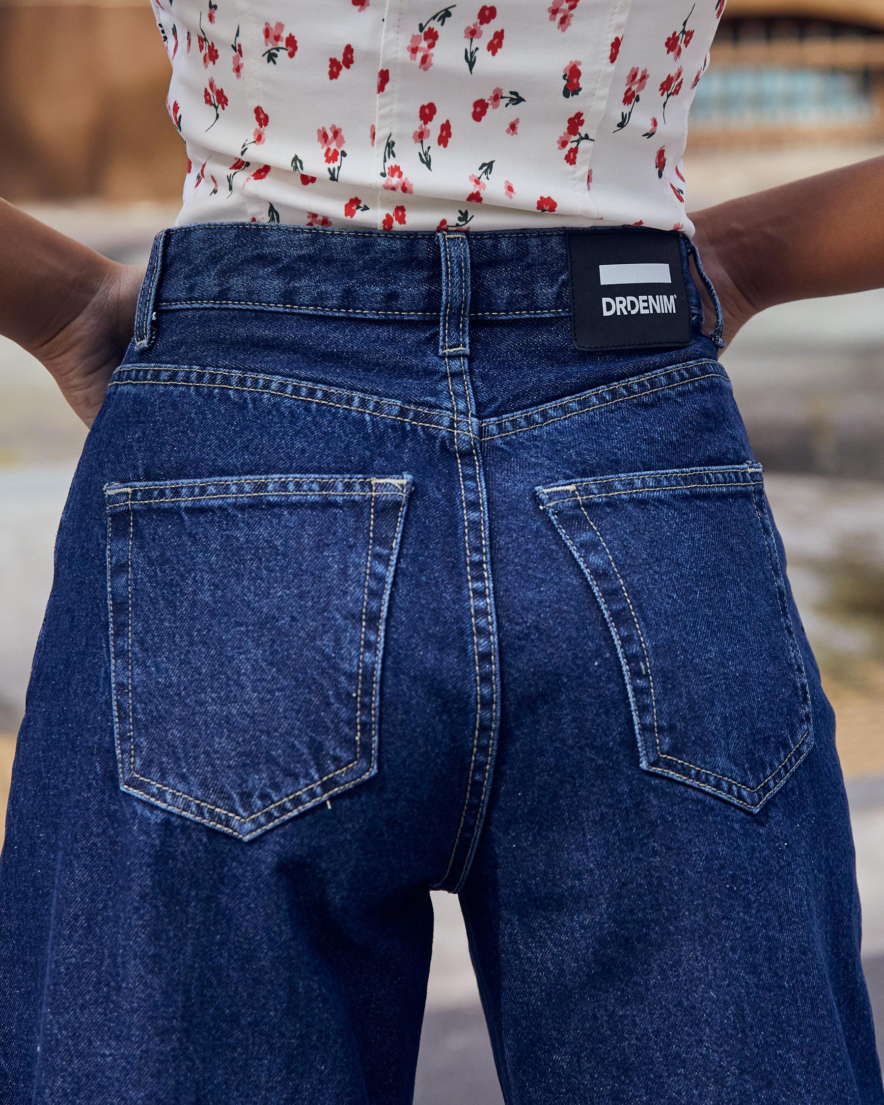 Shop Dr Denim Donna Jeans In Pebble Dark Retro - Fast Shipping & Easy ...