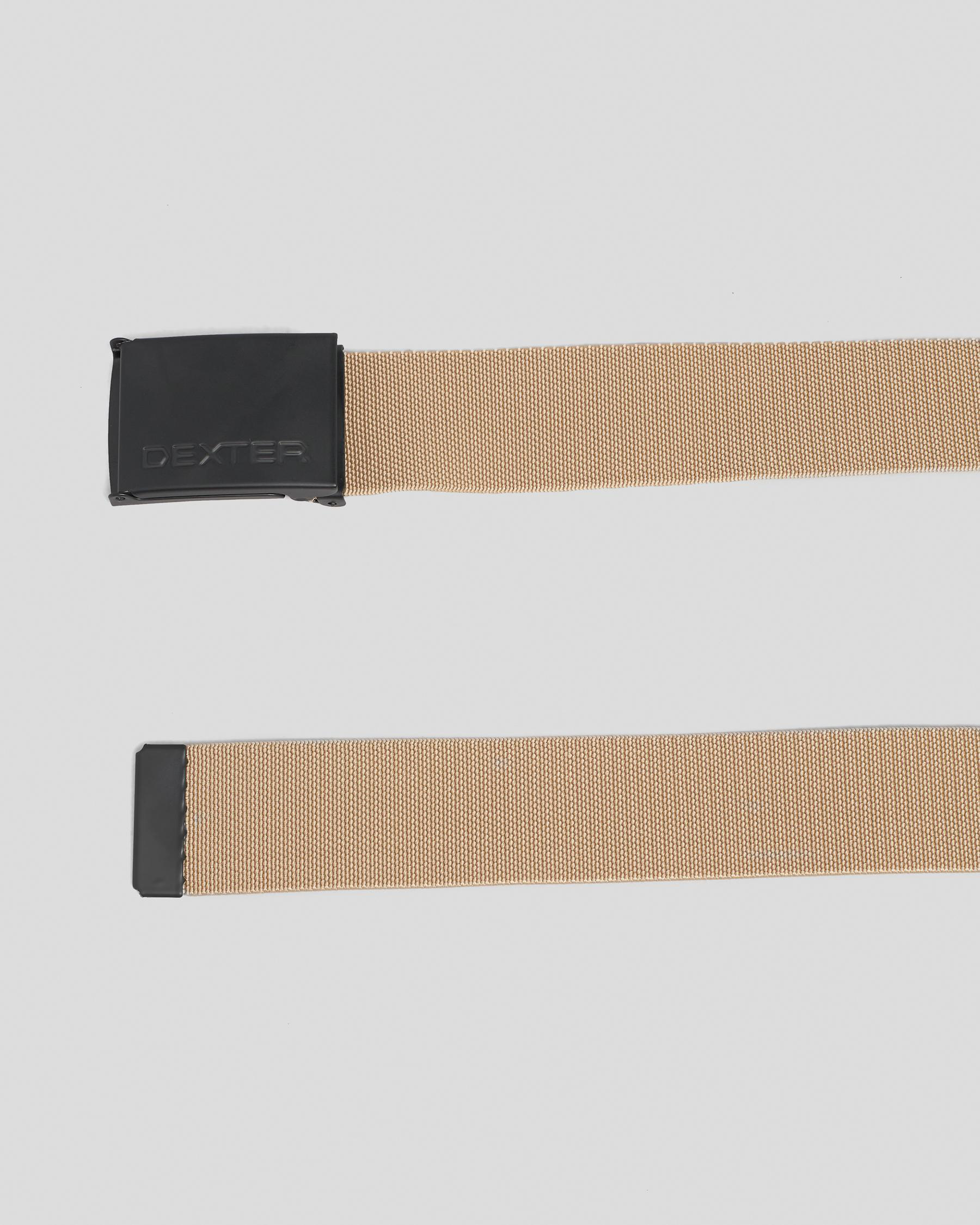 Shop Dexter Stretch Web Belt In Sand - Fast Shipping & Easy Returns ...
