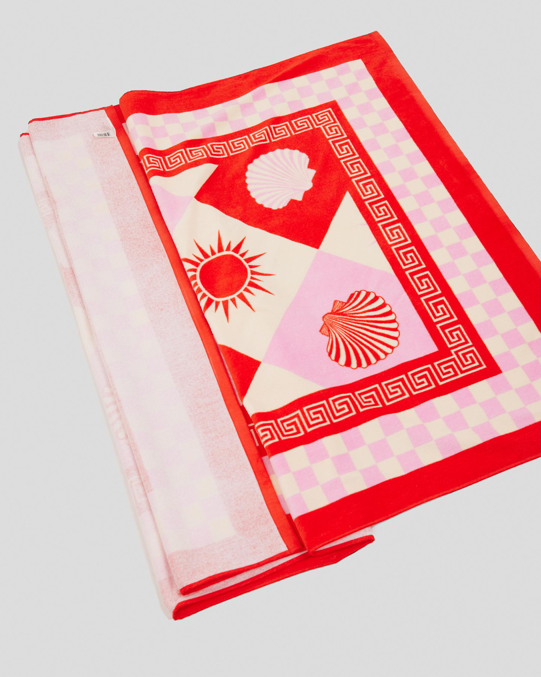 Shop Topanga Soleil Rectangle Towel In Pink - Fast Shipping & Easy ...