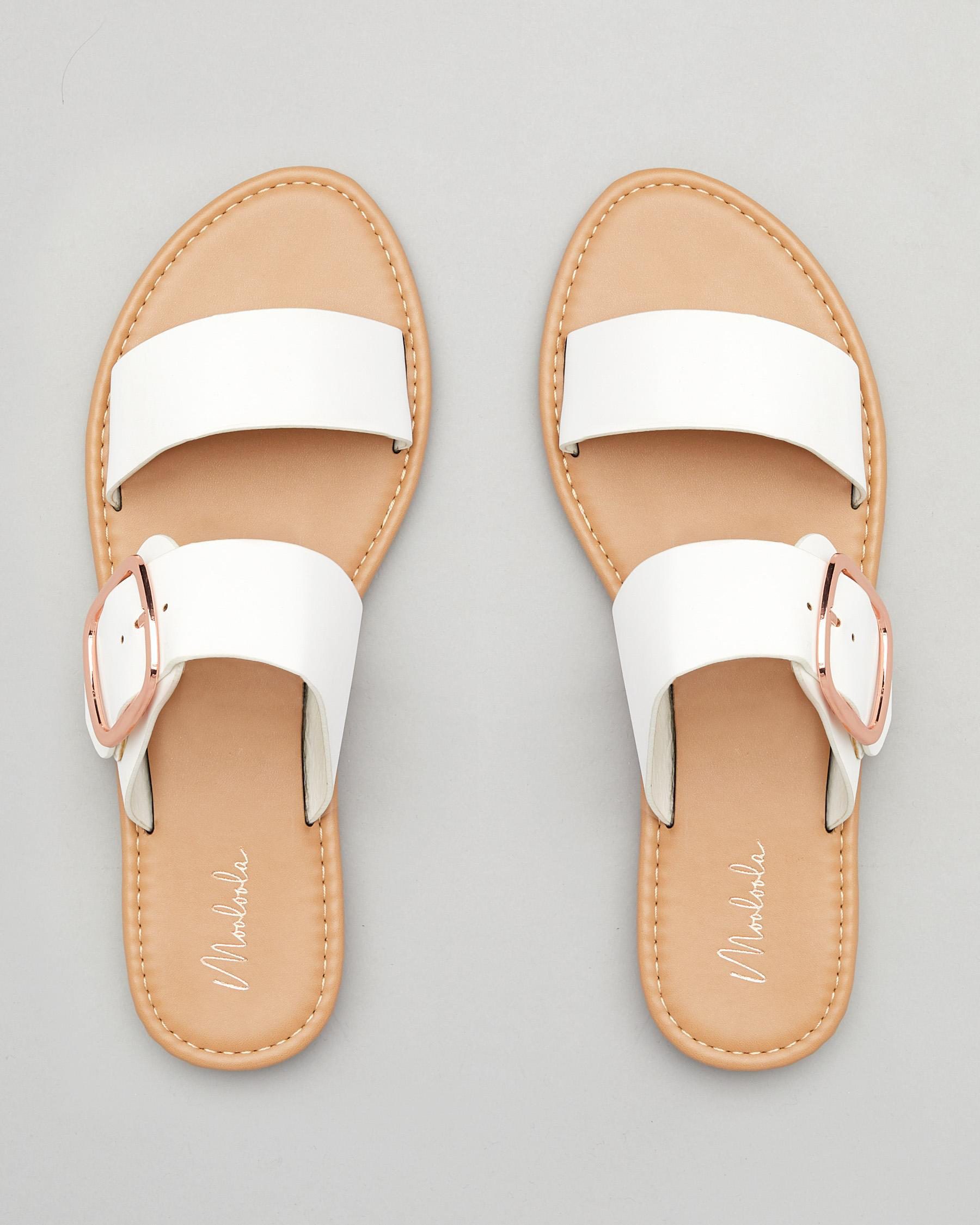 Shop Mooloola Preah Sandals In White - Fast Shipping & Easy Returns ...