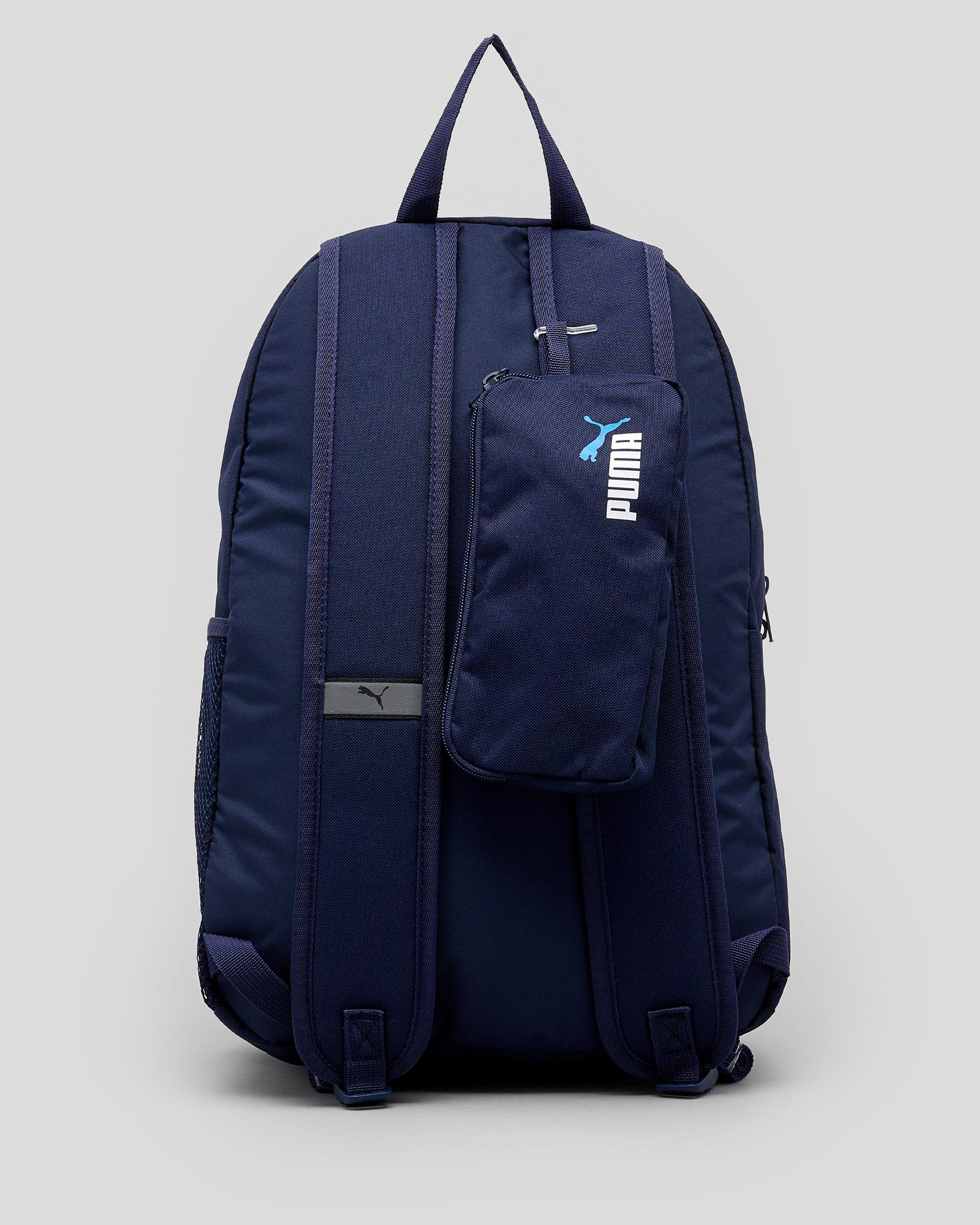 Shop Puma Puma Phase Backpack Set In Peacoat/future Blue - Fast ...
