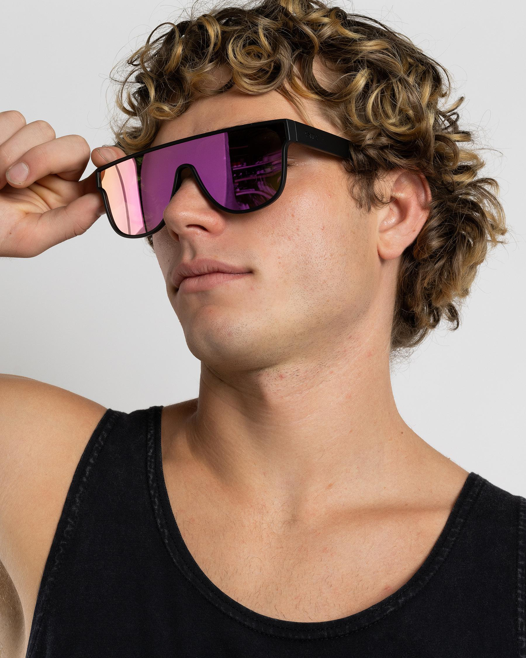 Shop Sin Eyewear Cannonball Sunglasses In Black/ Pink - Fast Shipping ...