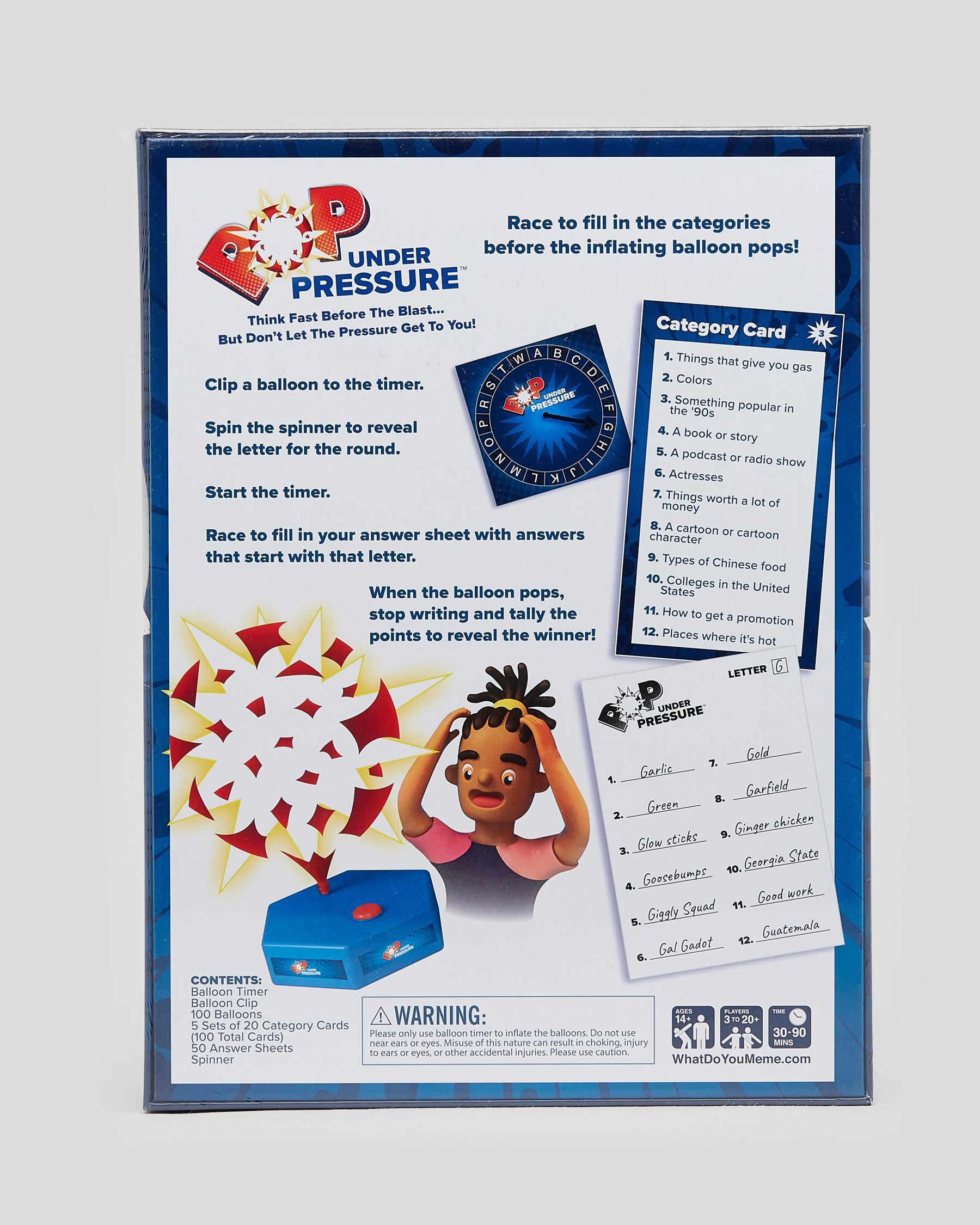 Shop Get It Now Pop Under Pressure Game In Multi - Fast Shipping & Easy ...