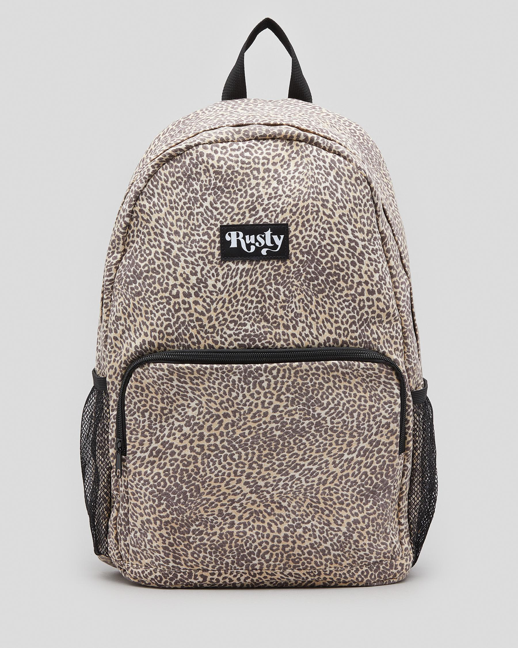 Shop Rusty Indiana Backpack In Leopard - Fast Shipping & Easy Returns ...