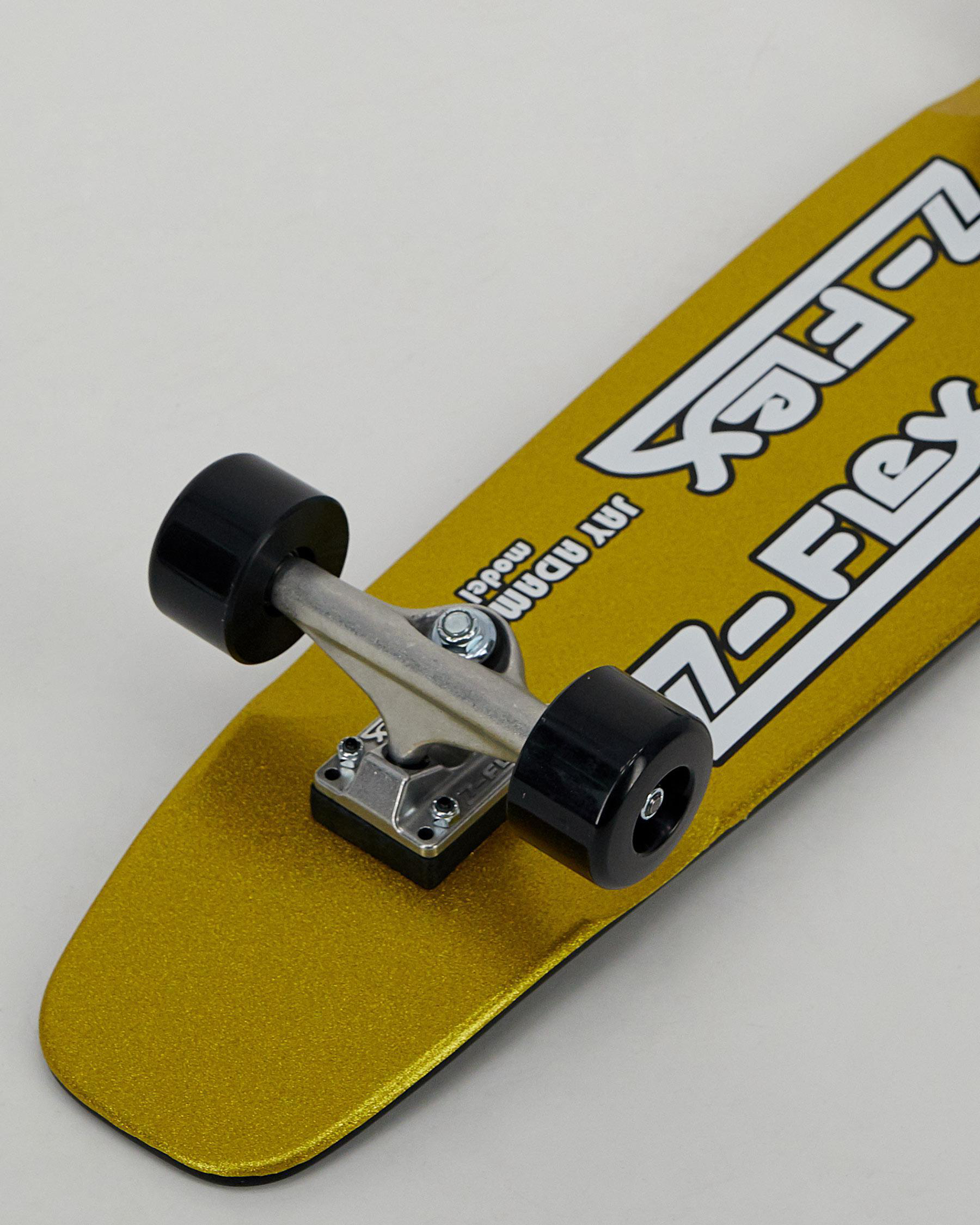 Shop Z-flex Metal Flake 29" Complete Cruiser Skateboard In Gold - Fast ...