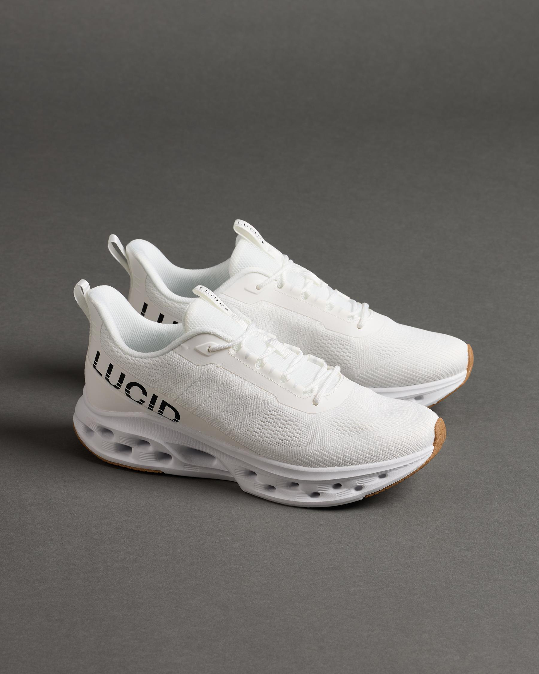 Shop Lucid Newport Shoes In White/black/gum - Fast Shipping & Easy ...