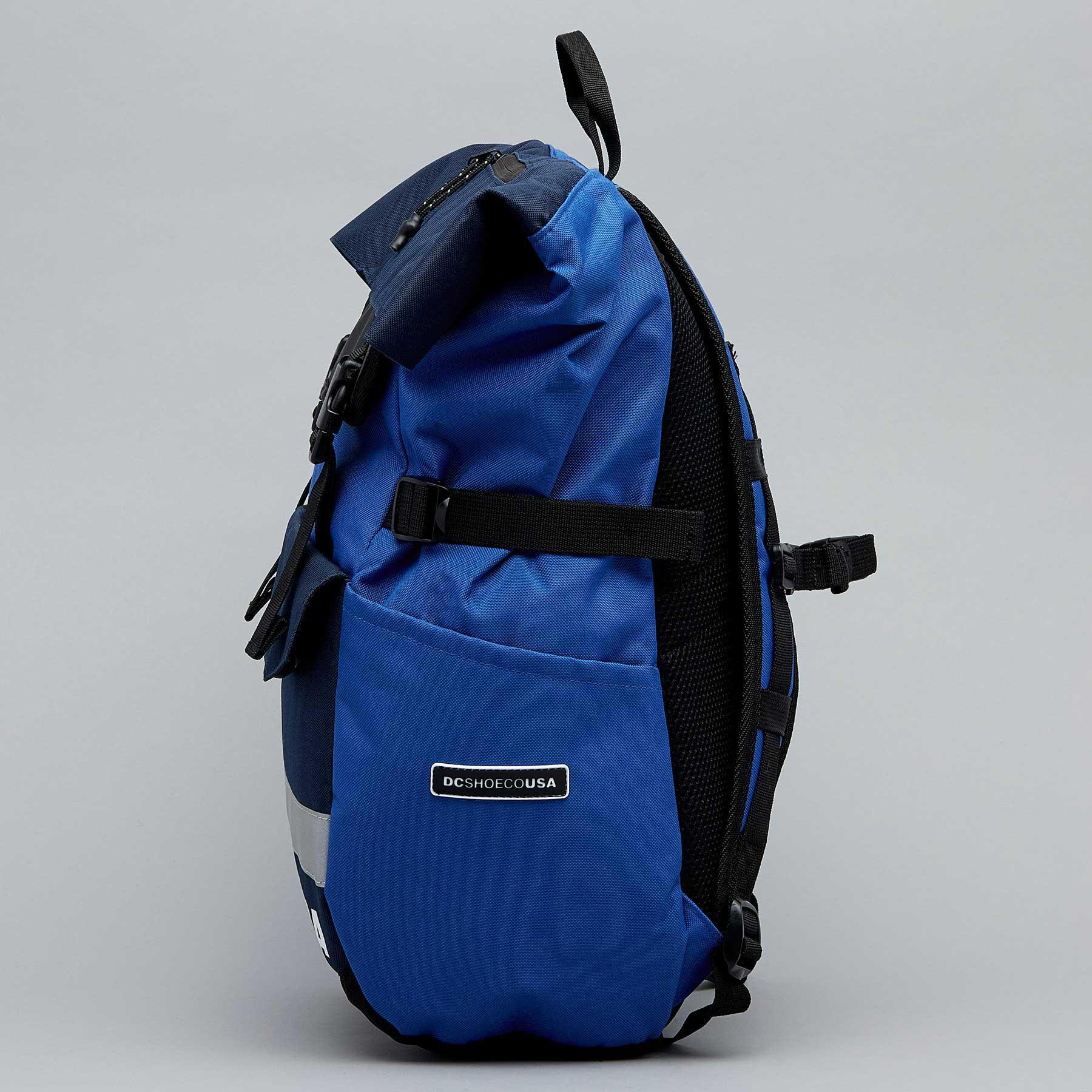 Shop DC Shoes Ruckstone Backpack In Nautical Blue - Fast Shipping ...