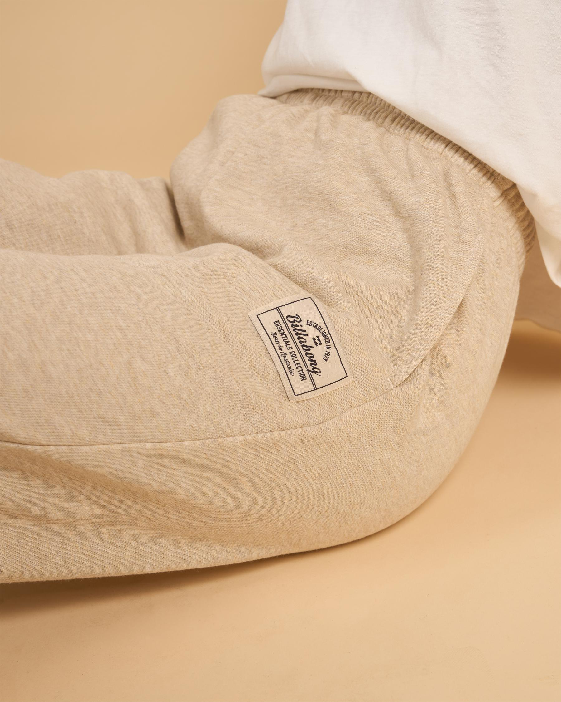 Shop Billabong That Life Track Pants In Oatmeal - Fast Shipping & Easy ...