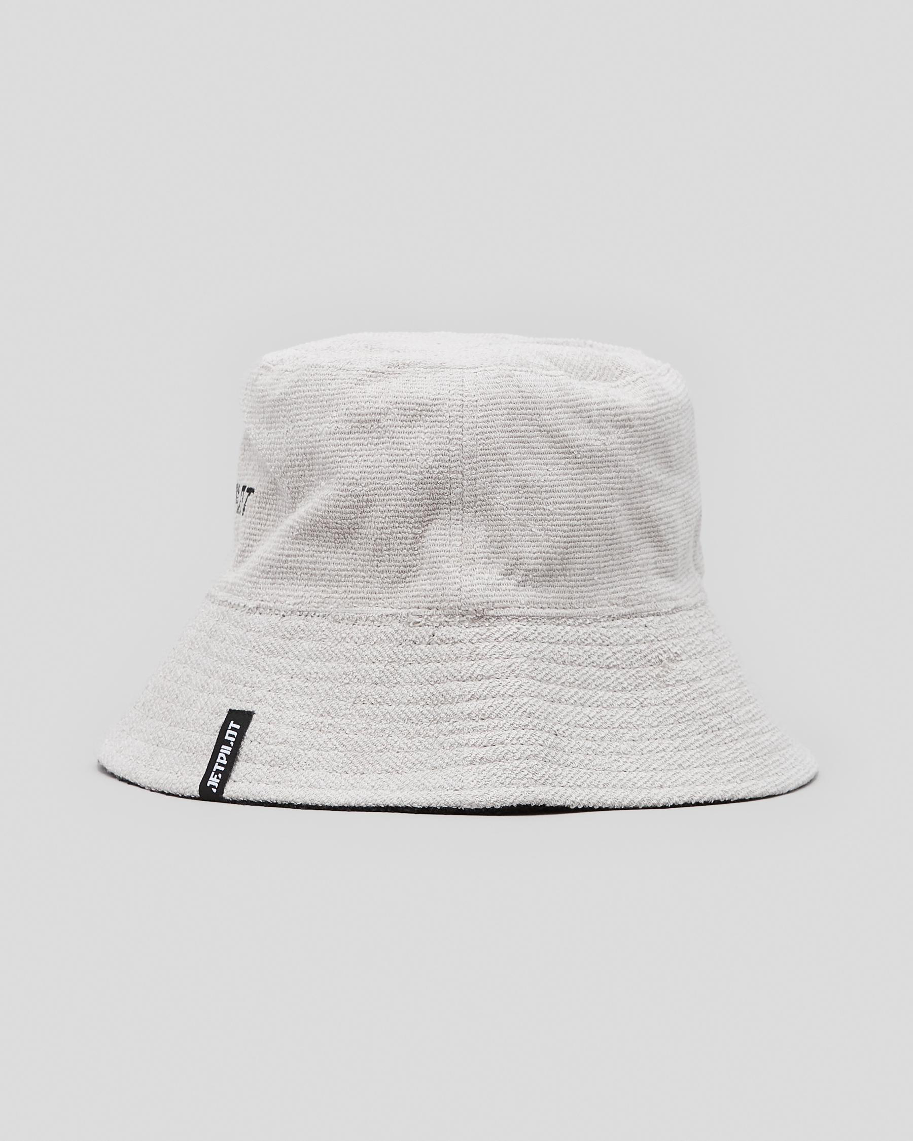 Jetpilot F Yes Mens Reverse Bucket Hat In Black/grey - FREE* Shipping ...