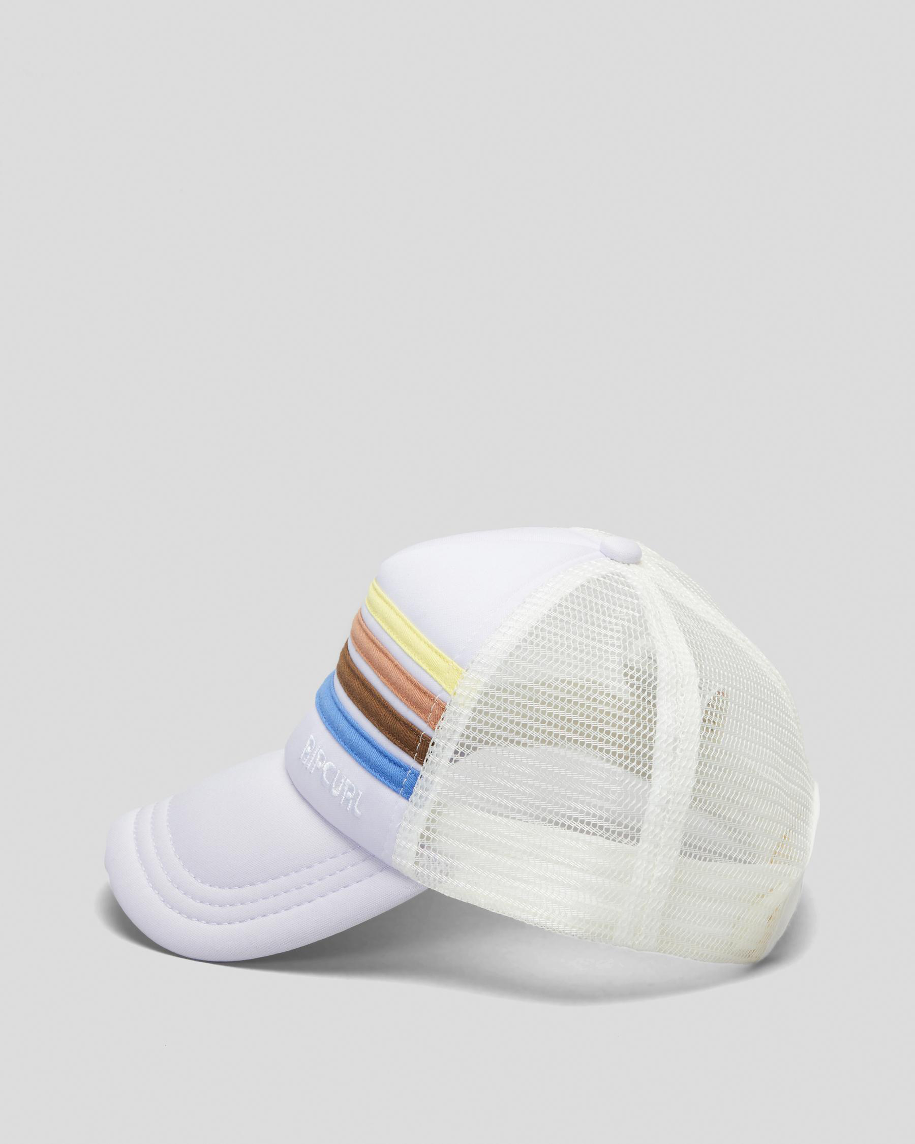 Shop Rip Curl Girls' Trippin Trucker Cap In Lilac - Fast Shipping ...