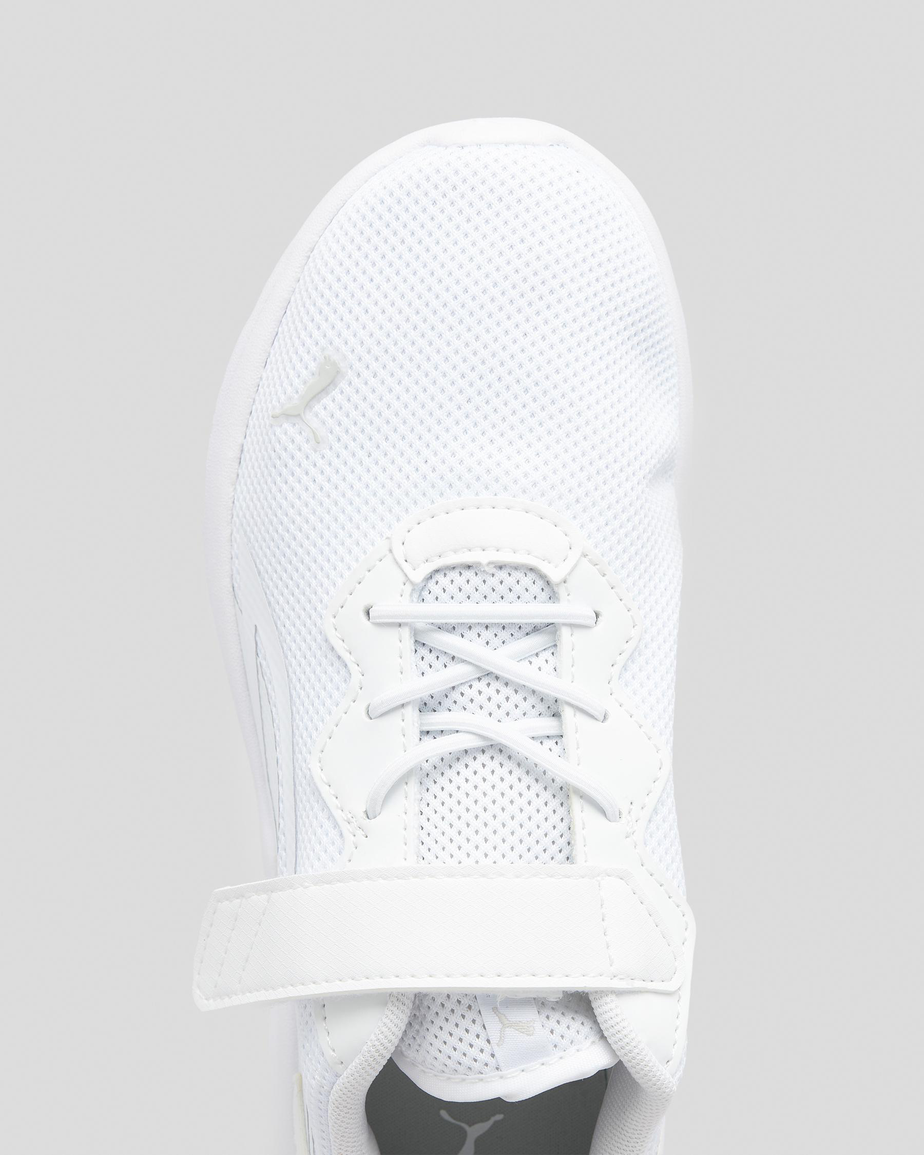 Shop Puma Junior Boys' All-Day Active Shoes In Puma White-puma White ...