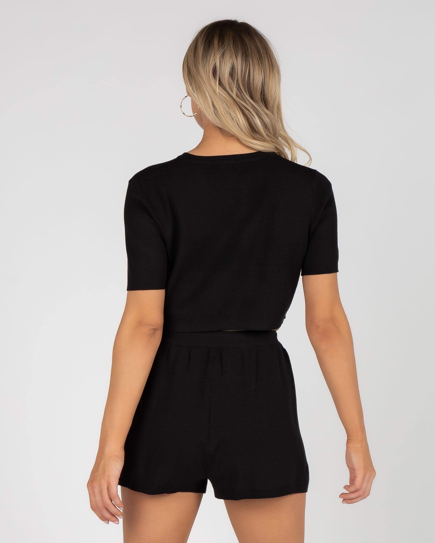 Shop My Girl Fairy Floss Shorts In Black - Fast Shipping & Easy Returns ...