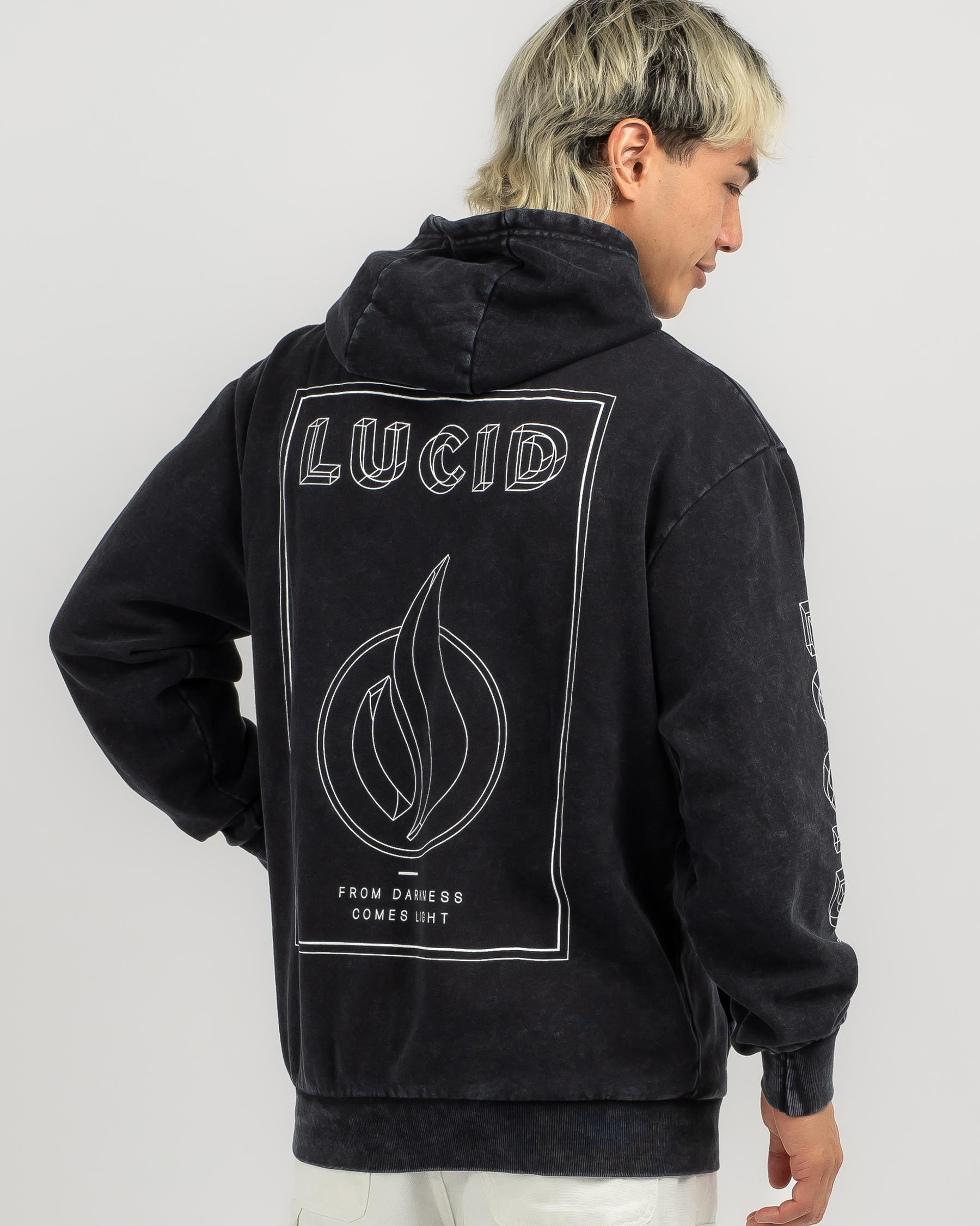 Shop Lucid Levitate Hoodie In Navy Acid - Fast Shipping & Easy Returns ...