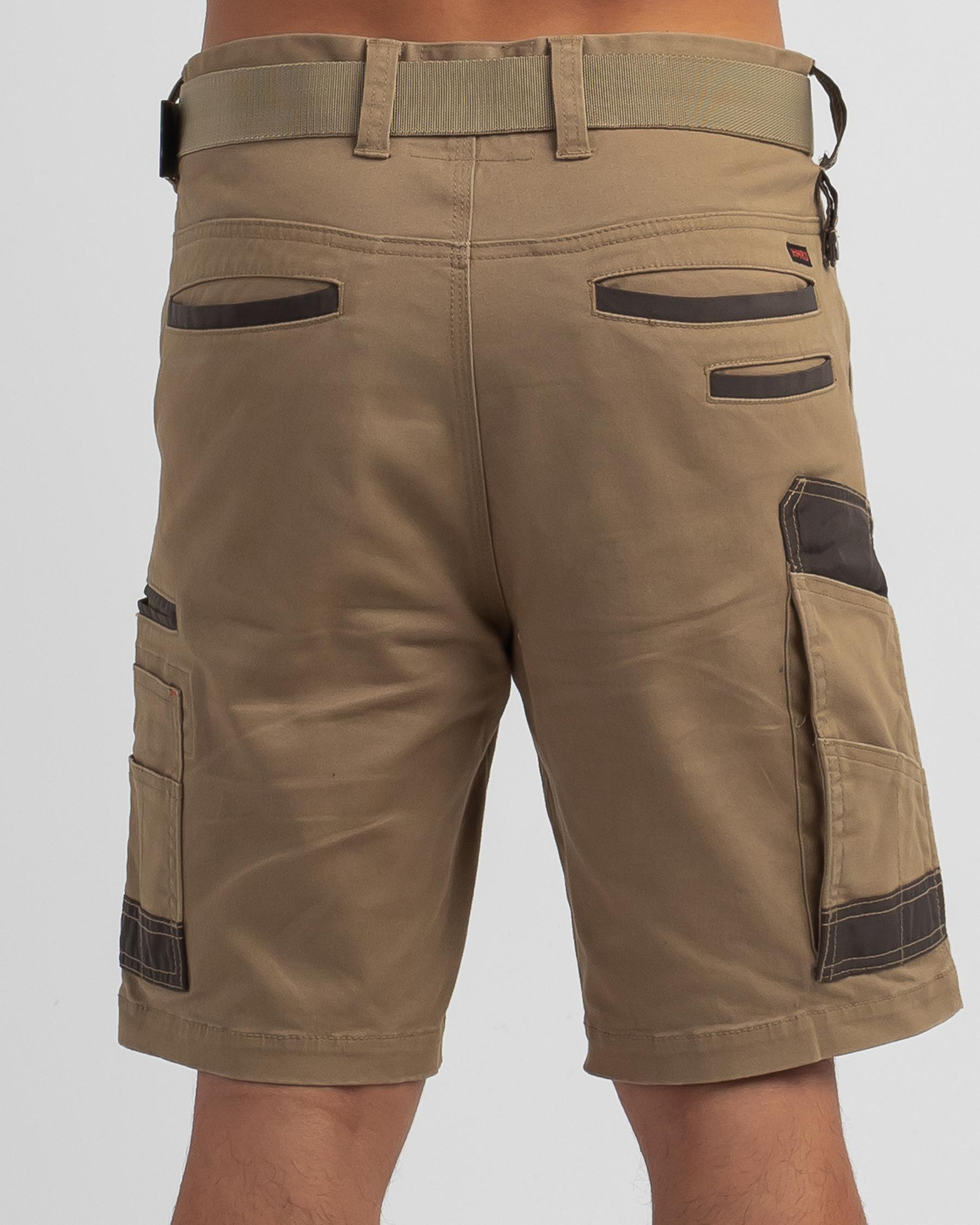 Shop HMRD Forged Walk Shorts In Sand - Fast Shipping & Easy Returns ...