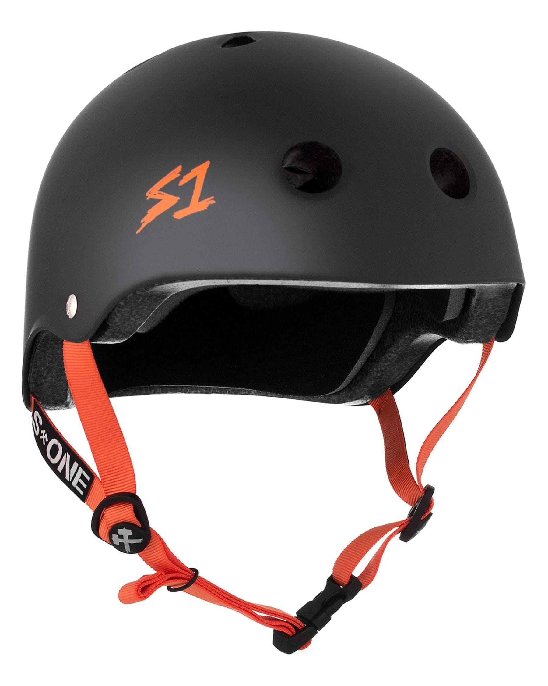 Shop S-one Helmets Lifer Helmet In Black Matte/ Orange - Fast Shipping ...
