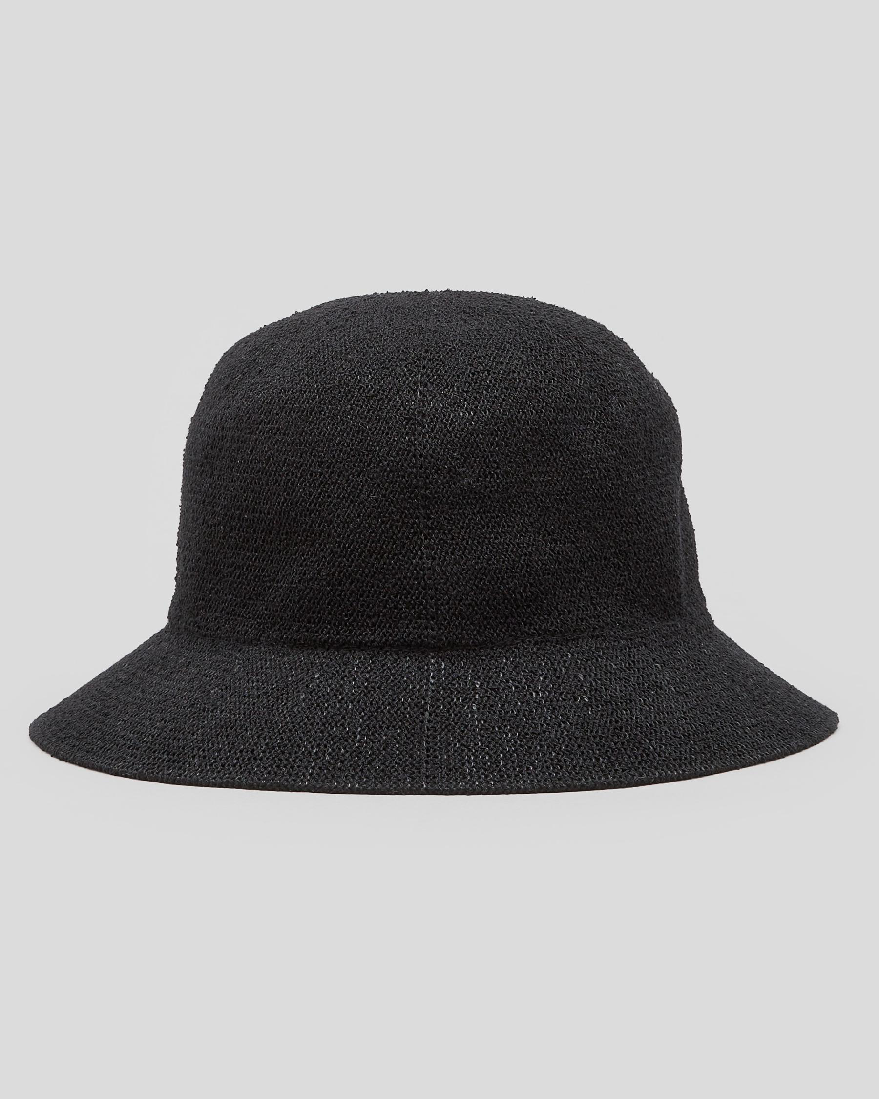 Shop Rusty Bailey Bucket Hat In Black - Fast Shipping & Easy Returns ...