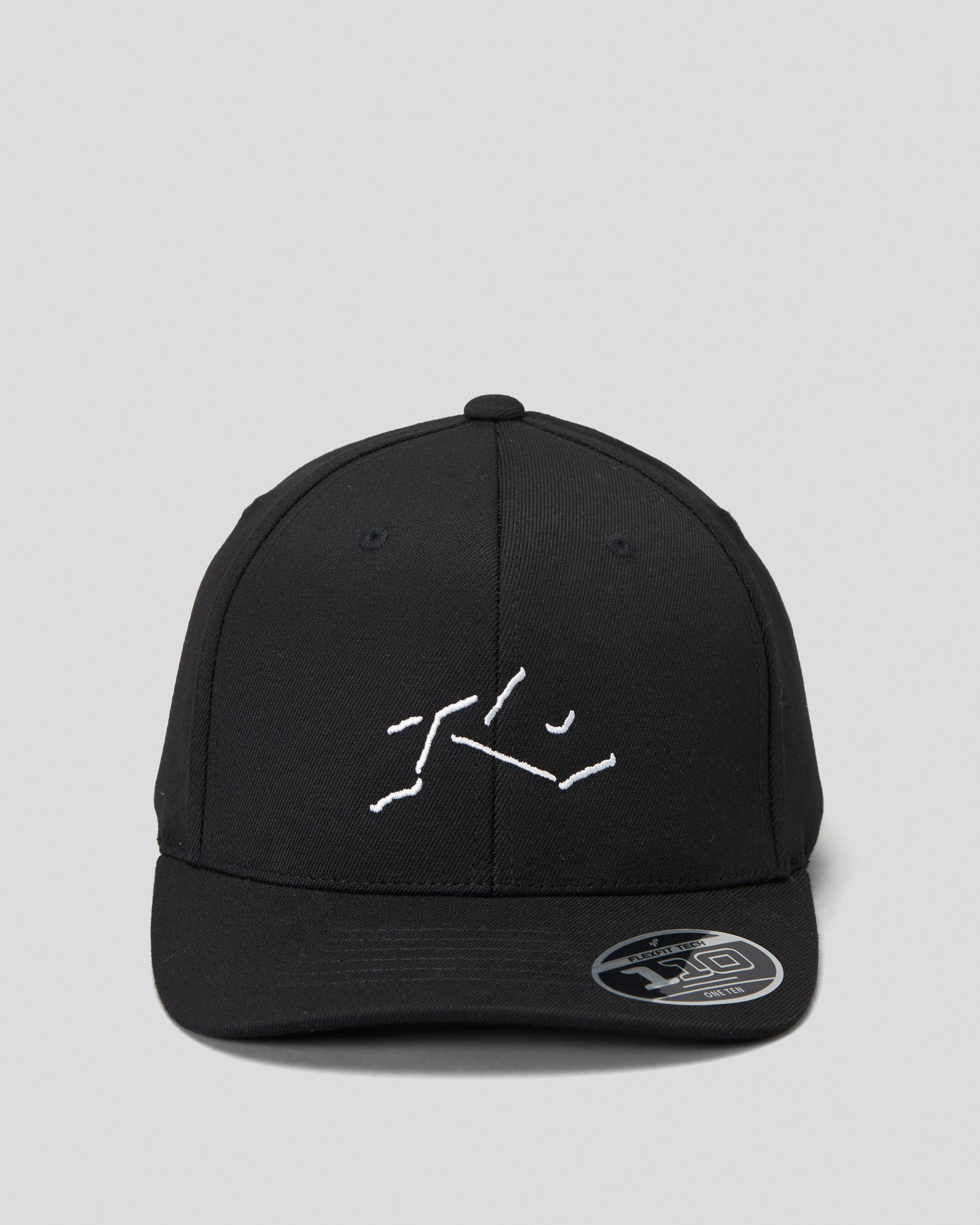 Rusty Core Flexfit 110 Cap In Black | City Beach Australia