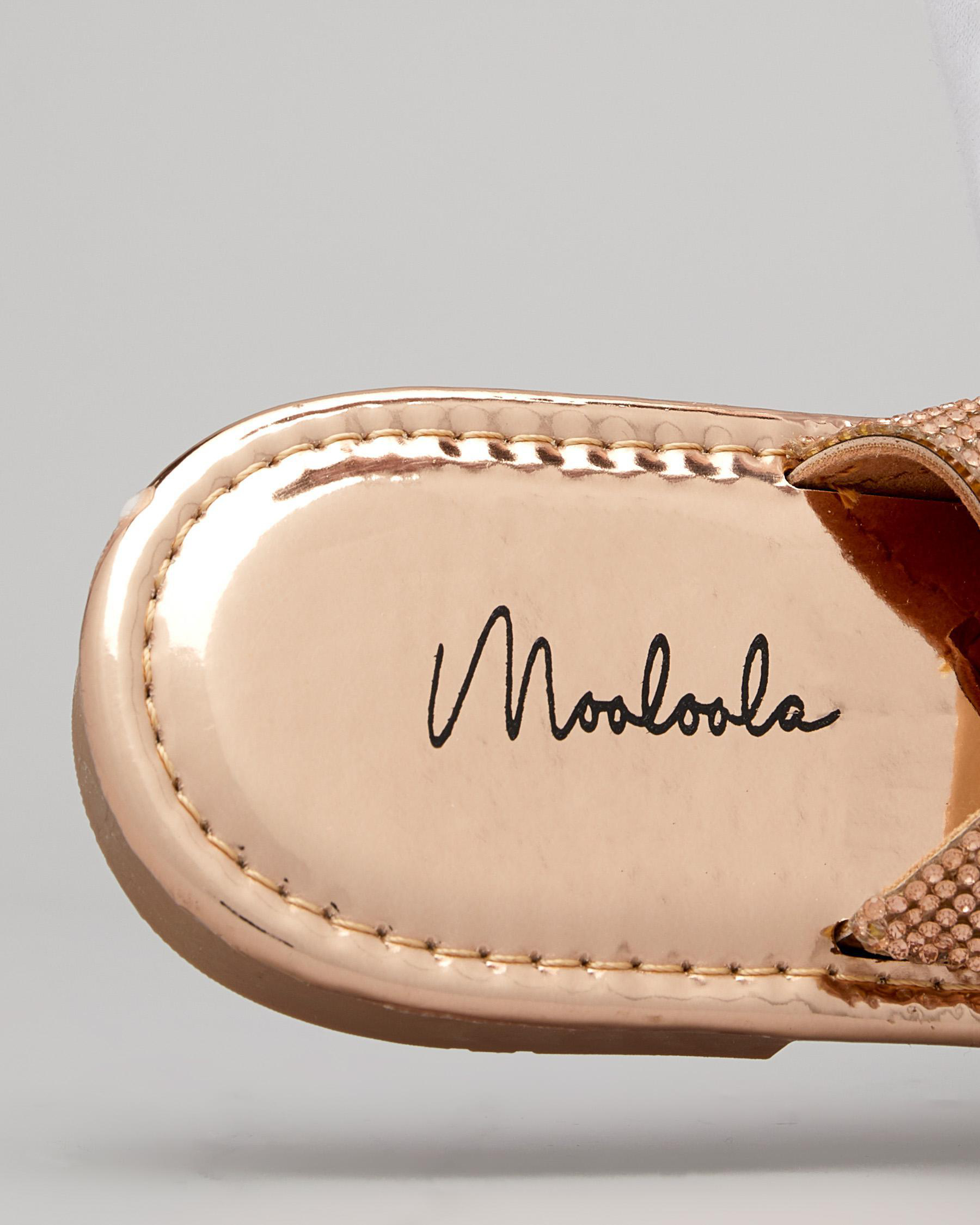 Shop Mooloola Freewalk Sandals In Rose Gold - Fast Shipping & Easy ...