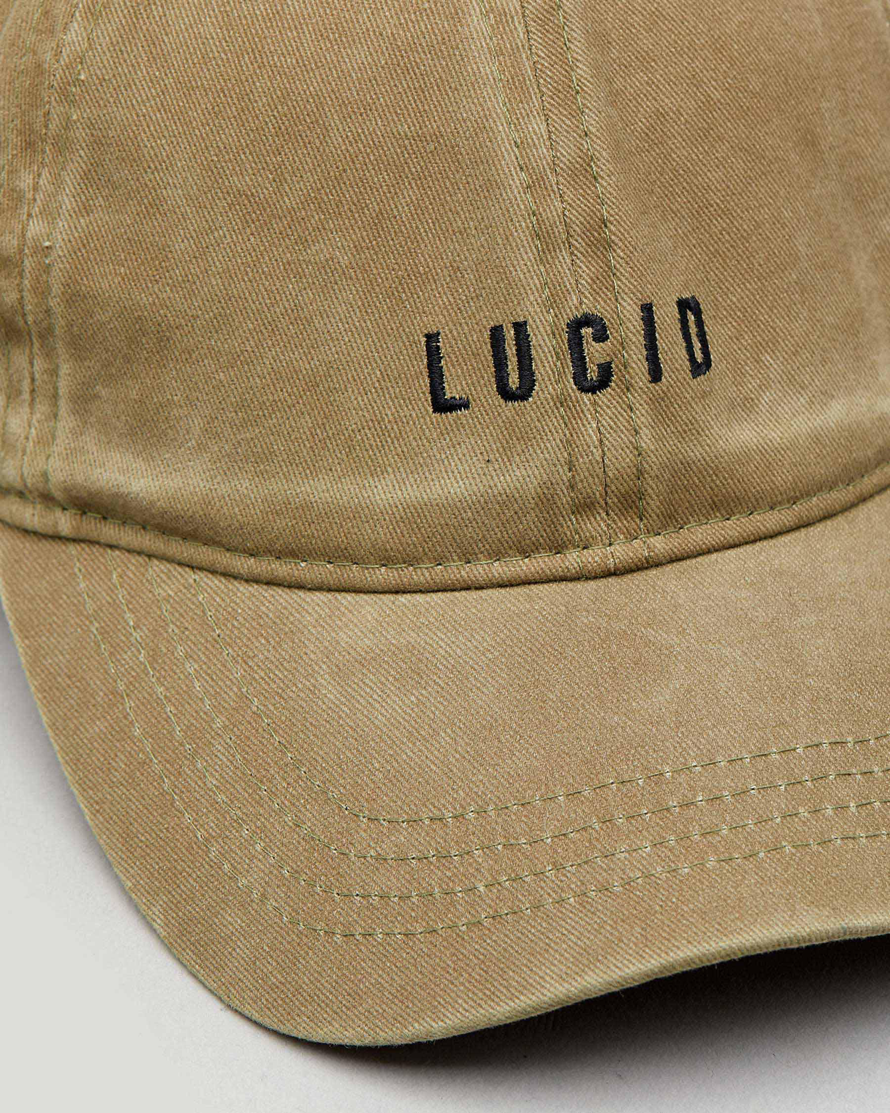 Shop Lucid Chilled Strapback Cap In Washed Khaki - Fast Shipping & Easy ...